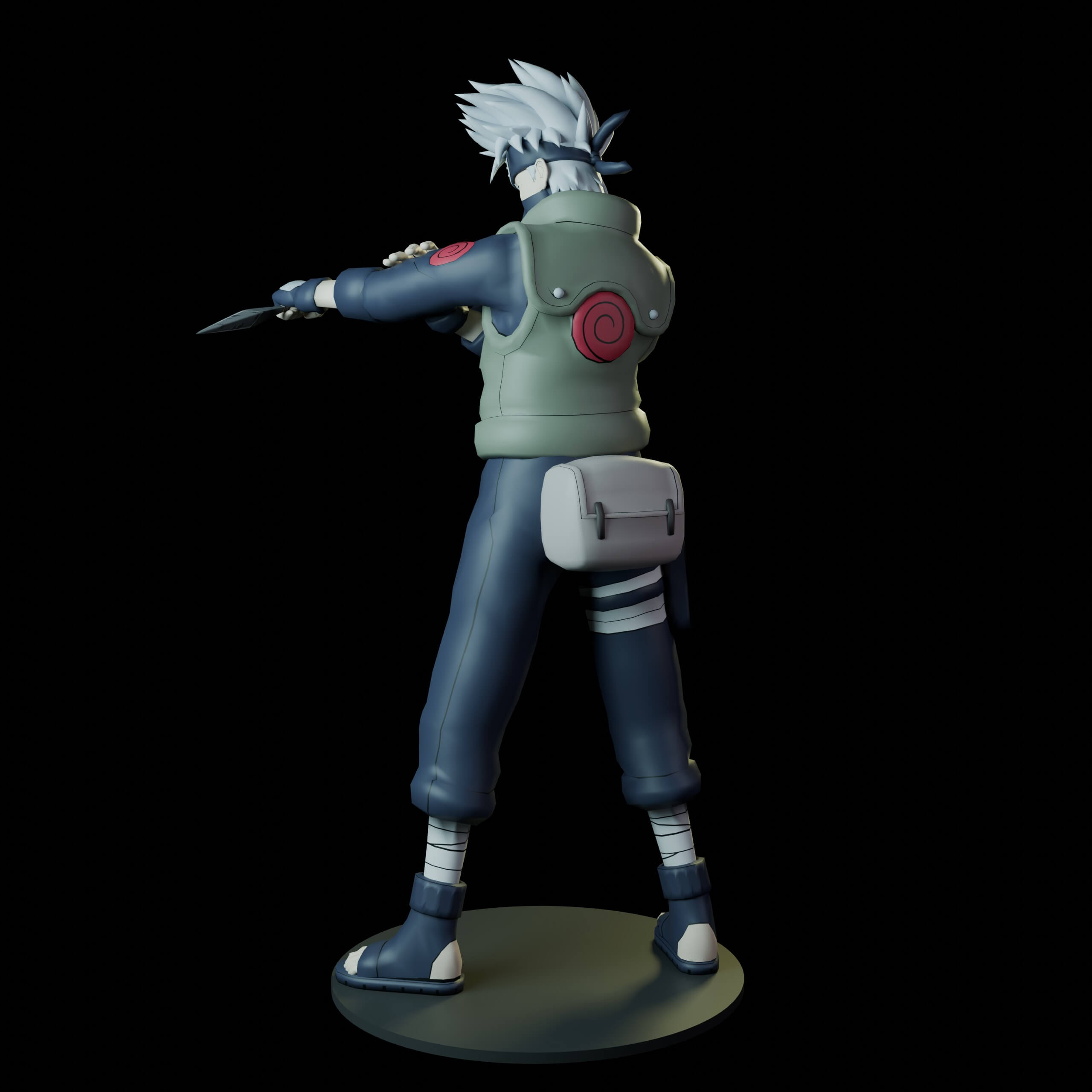 Hatake Kakashi - 3D Model by Moogar