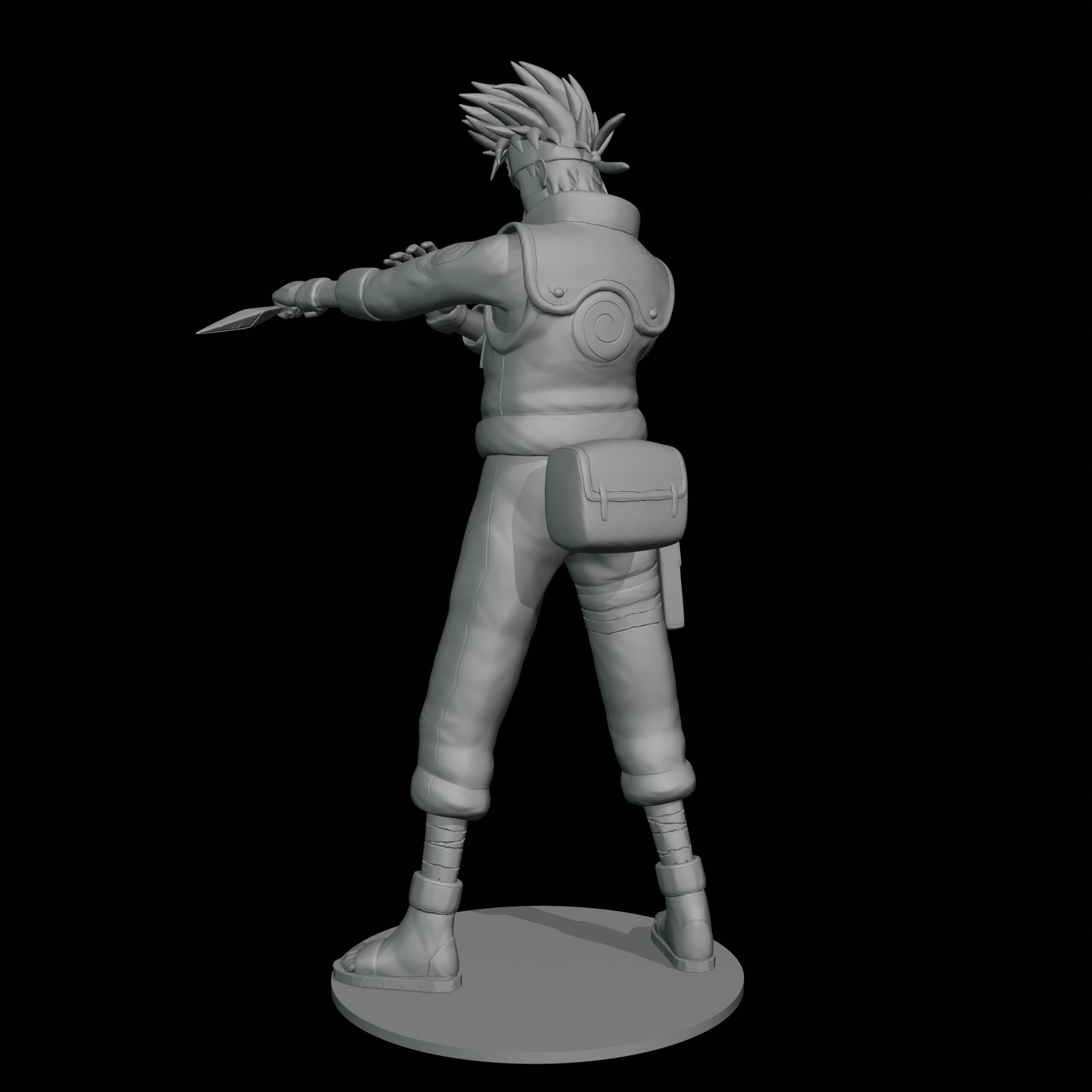 Hatake Kakashi - 3D Model by Moogar