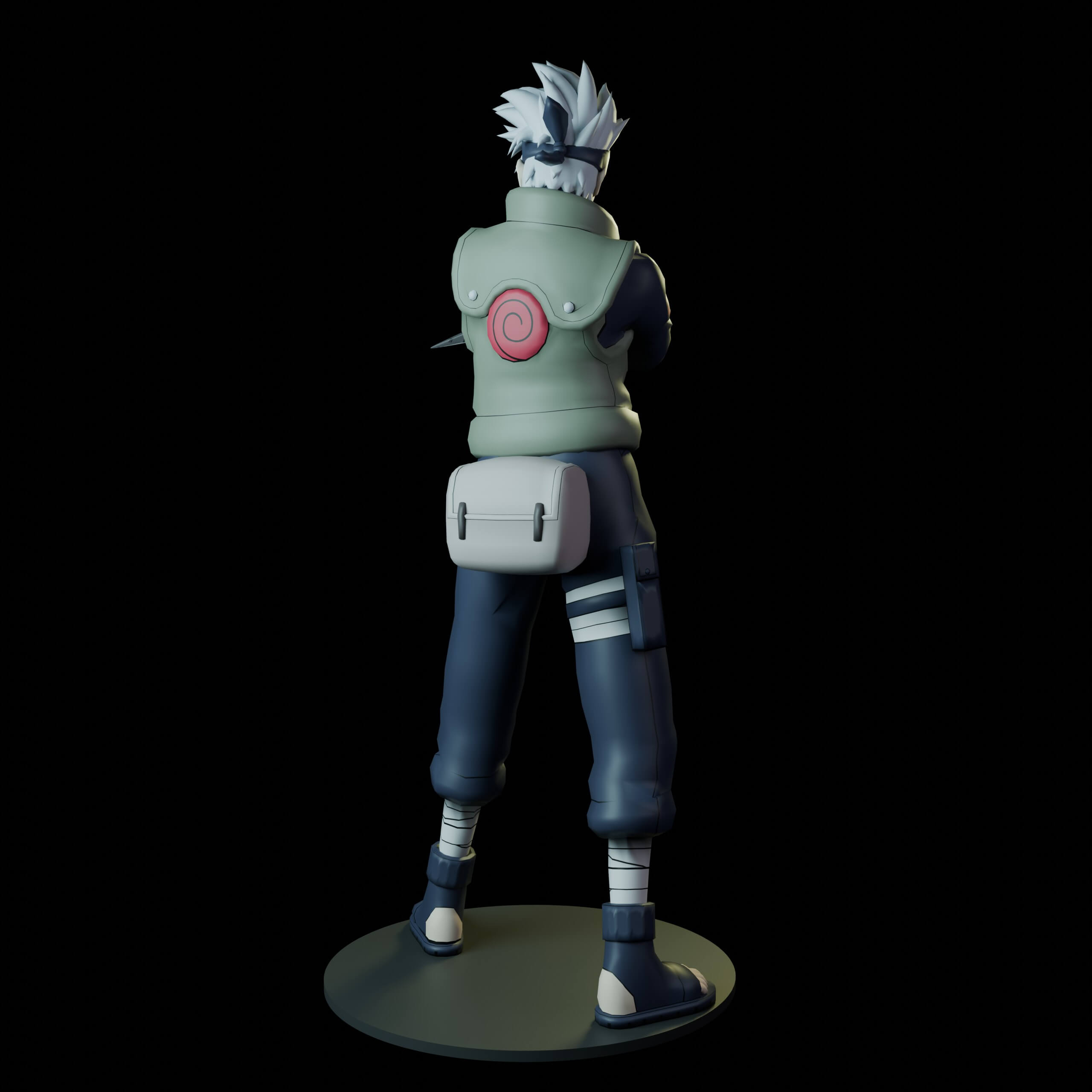 Hatake Kakashi - 3D Model by Moogar