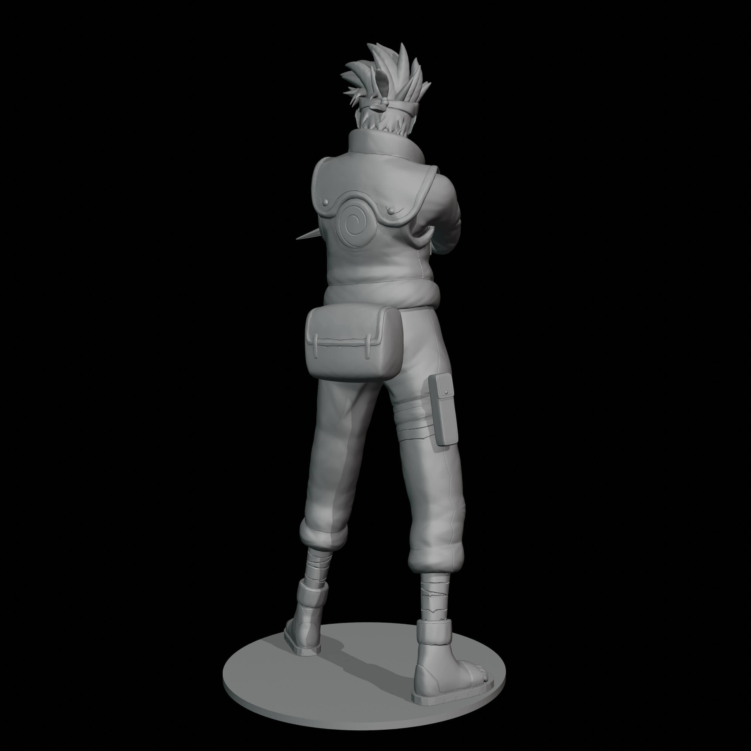 Hatake Kakashi - 3D Model by Moogar