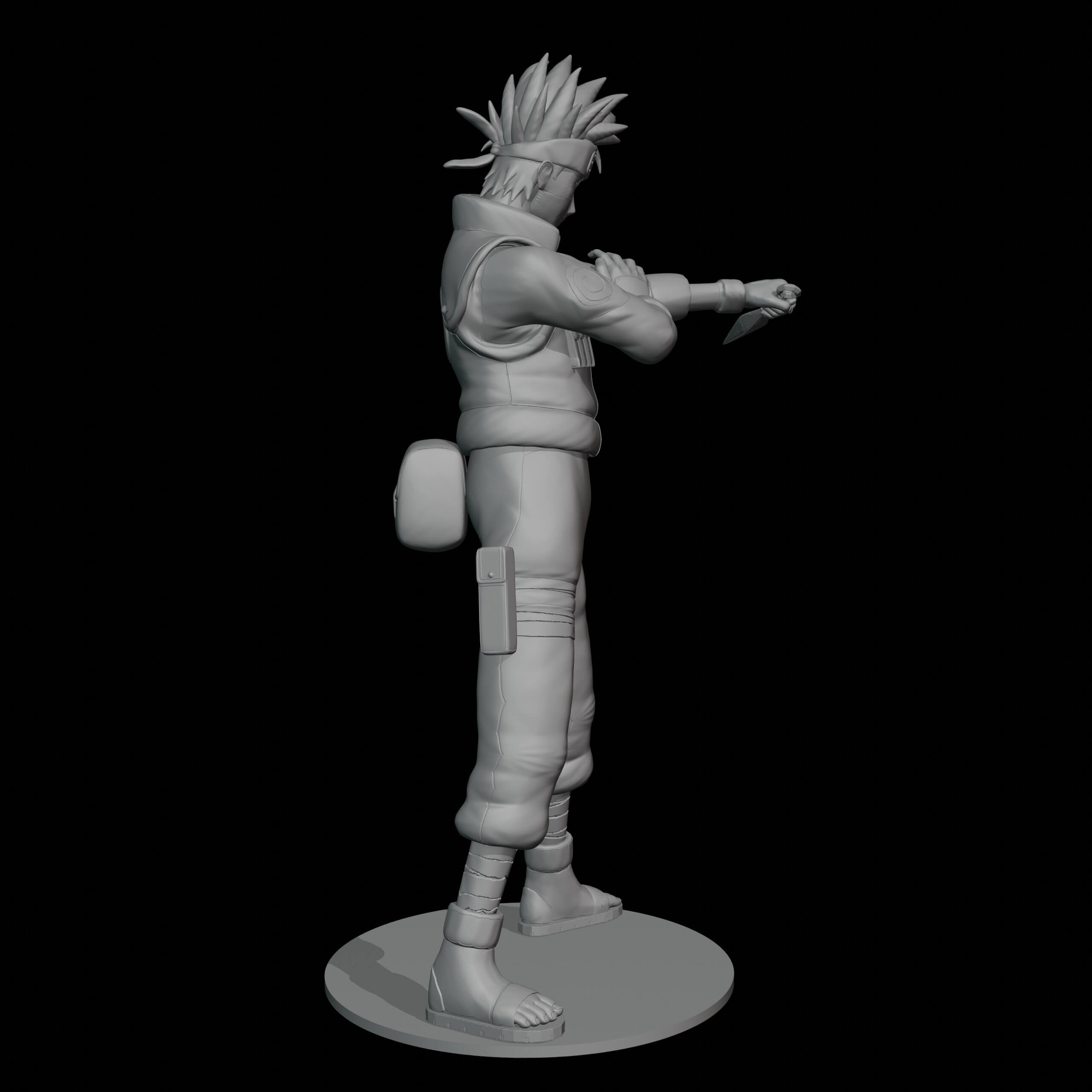 Hatake Kakashi - 3D Model by Moogar