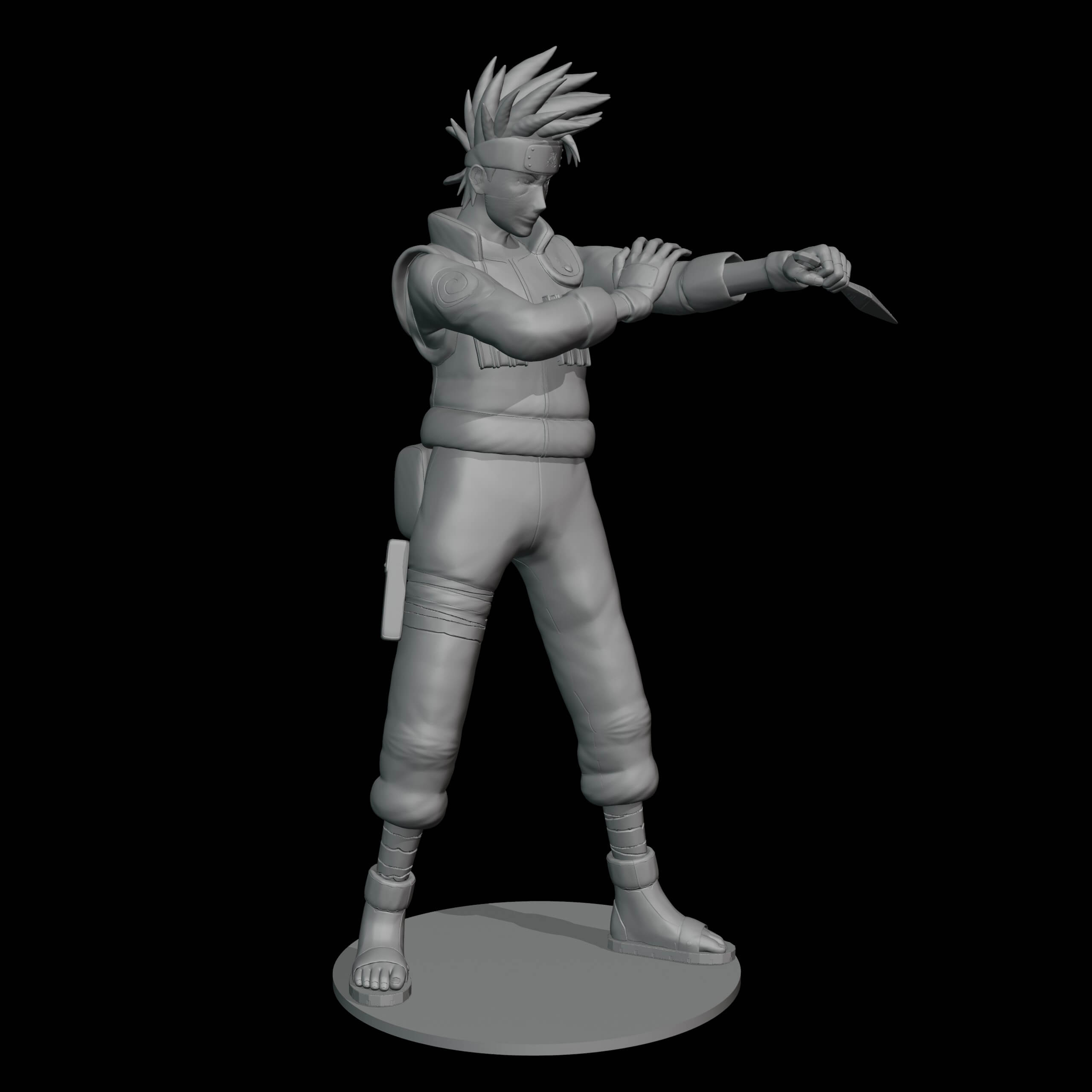 Hatake Kakashi - 3D Model by Moogar