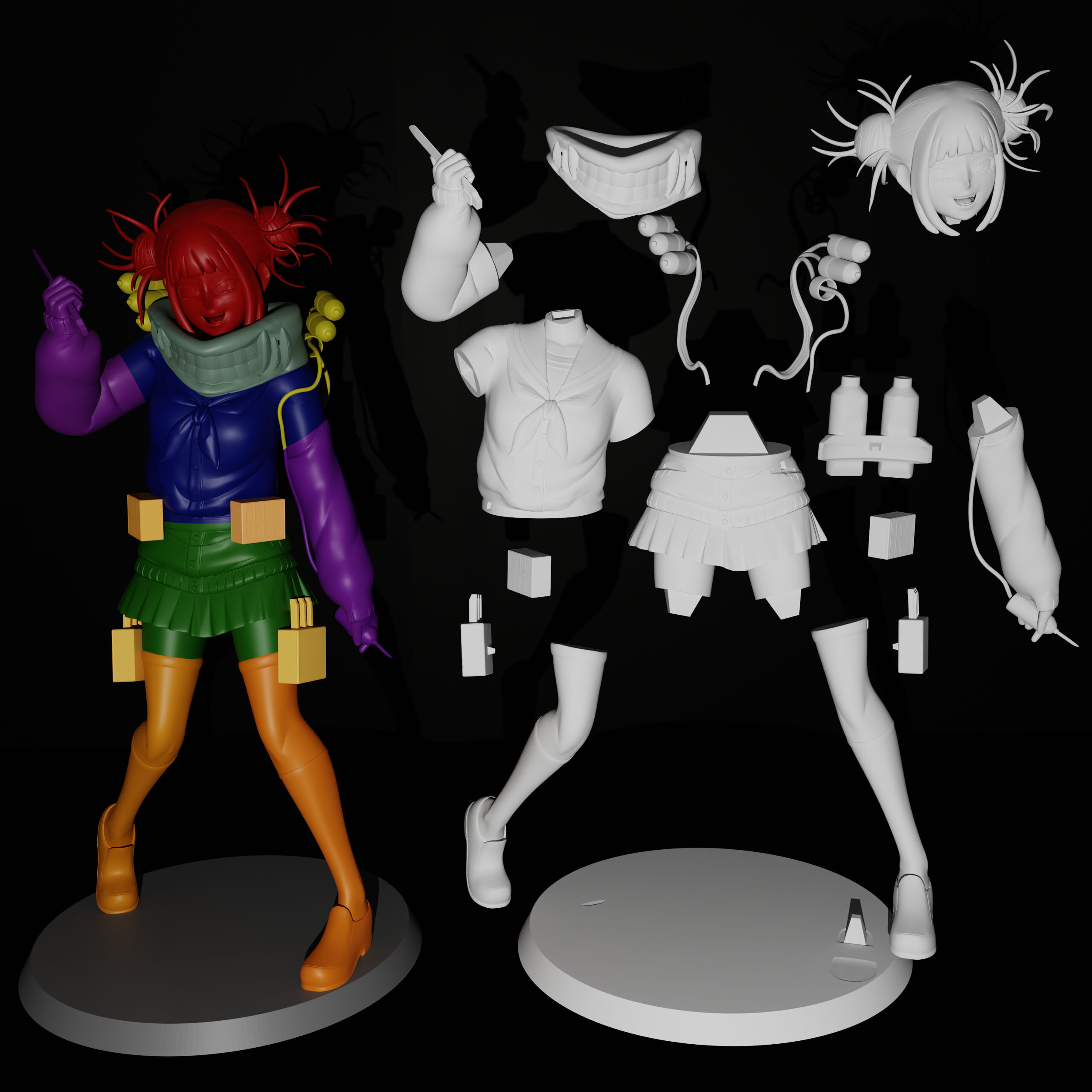 Himiko Toga MHA - 3D Print Model by Moogar