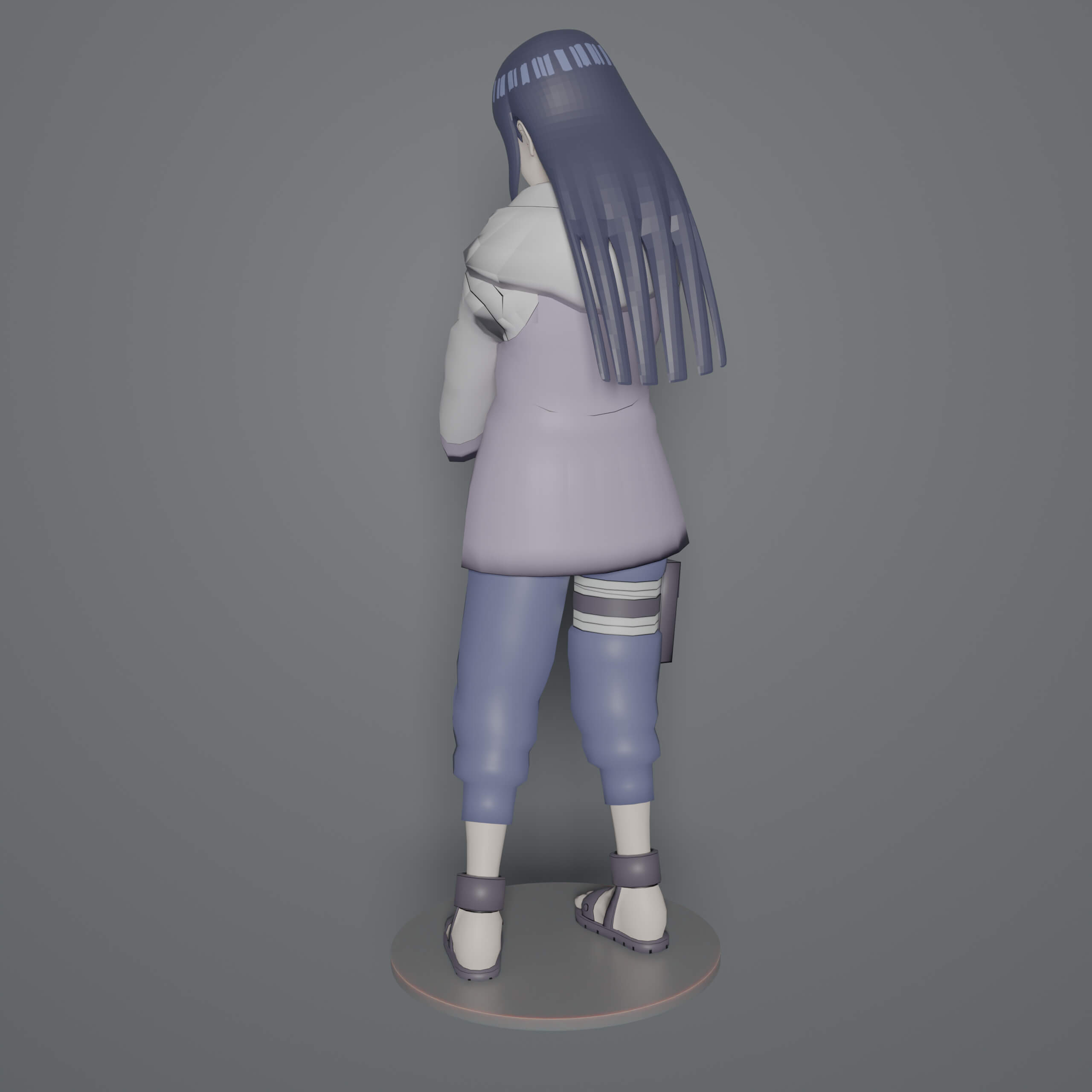 Hunata Hyuga - 3D Model by Moogar