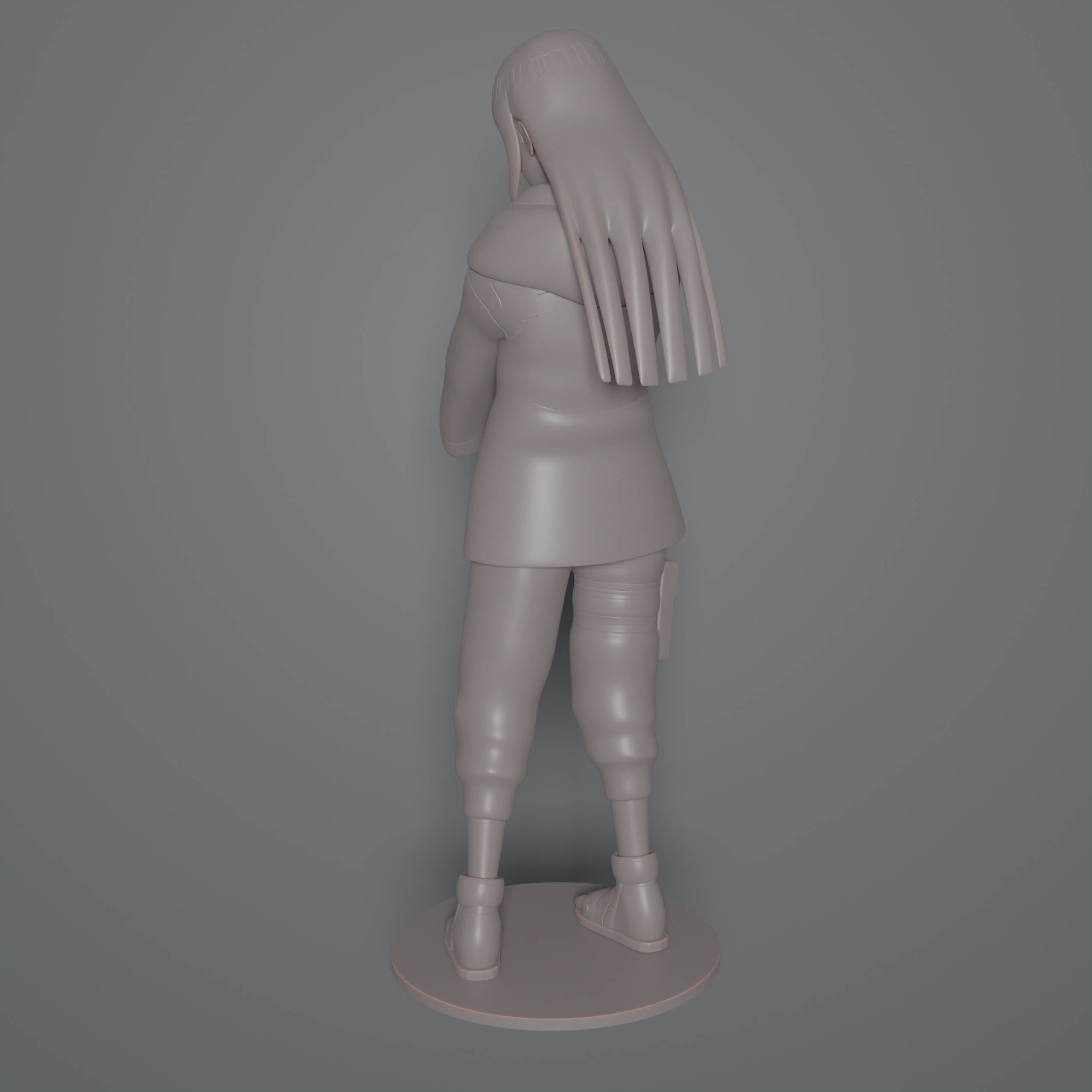 Hunata Hyuga - 3D Print Model by Moogar