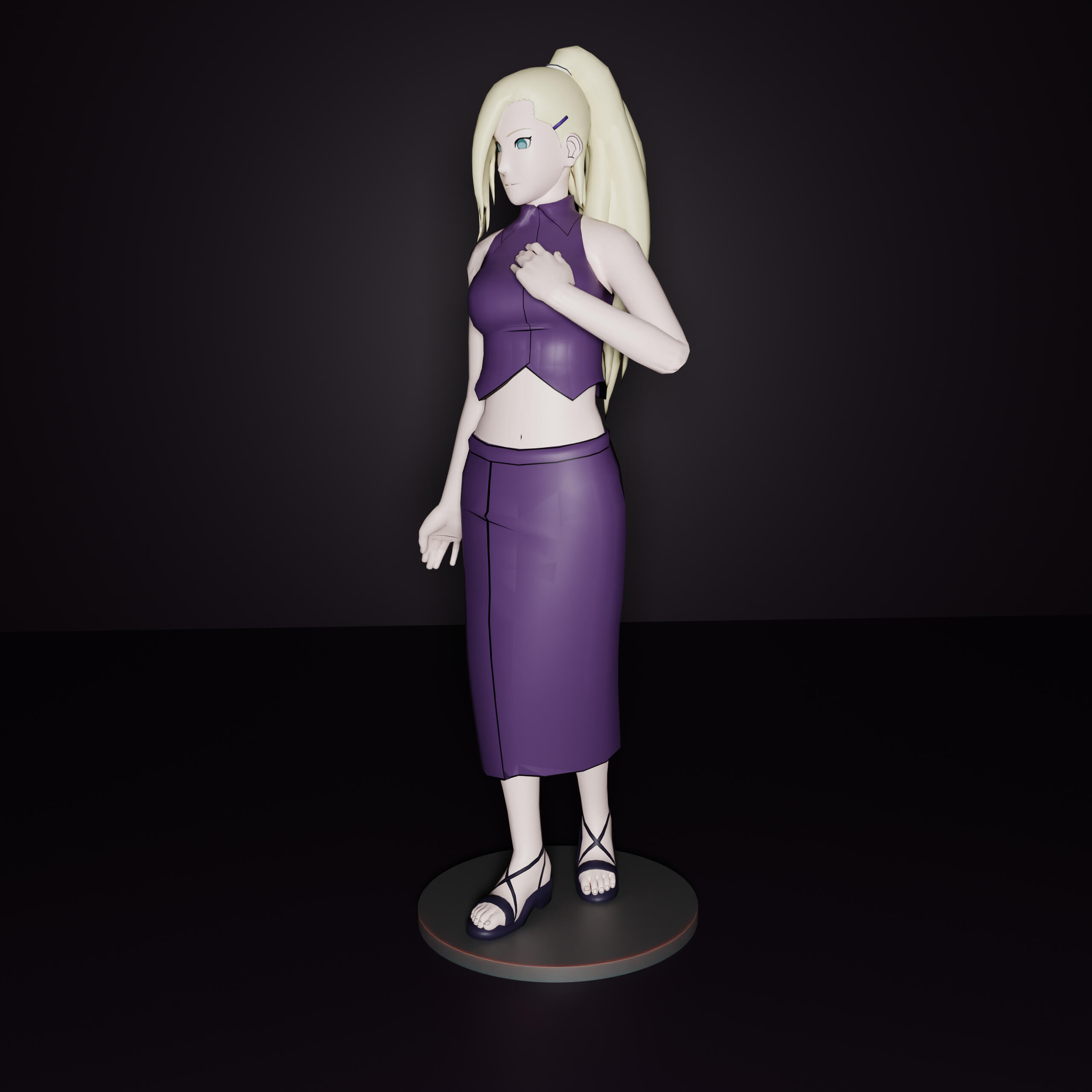 Ino Yamanaka Boruto - 3D Model by Moogar