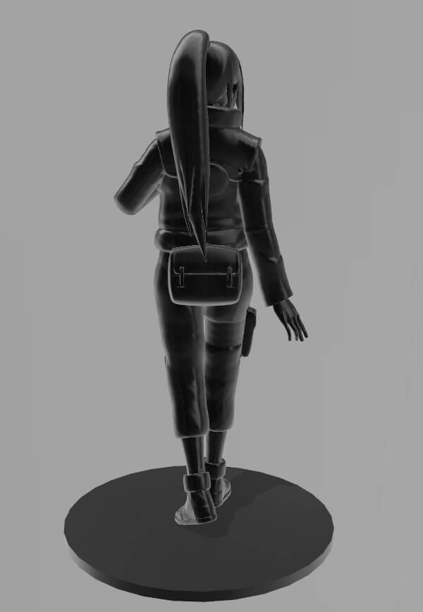 Ino Yamanaka from Shippuuden - 3D Model by Moogar