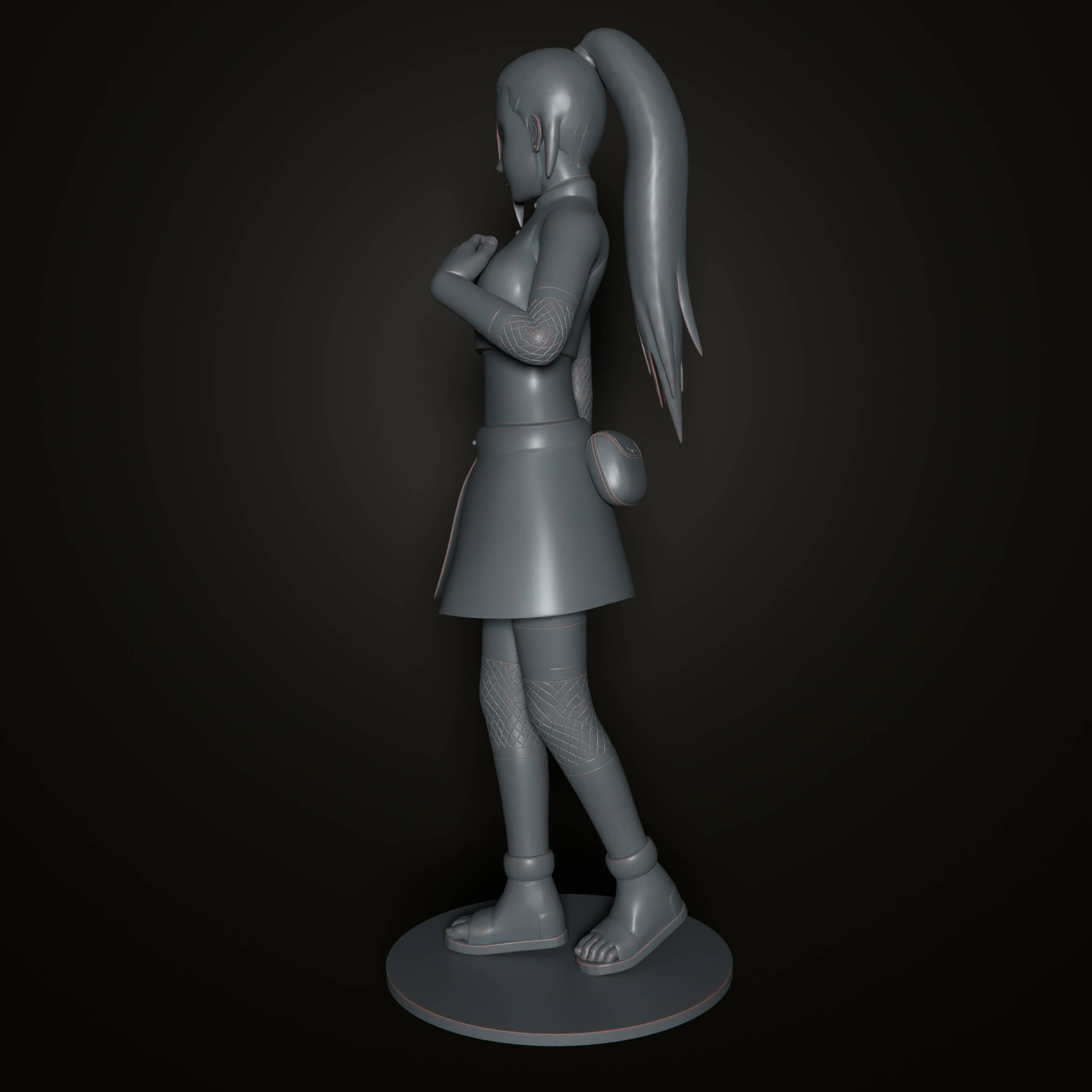 Ino Yamanaka Shippuden - 3D Model by Moogar