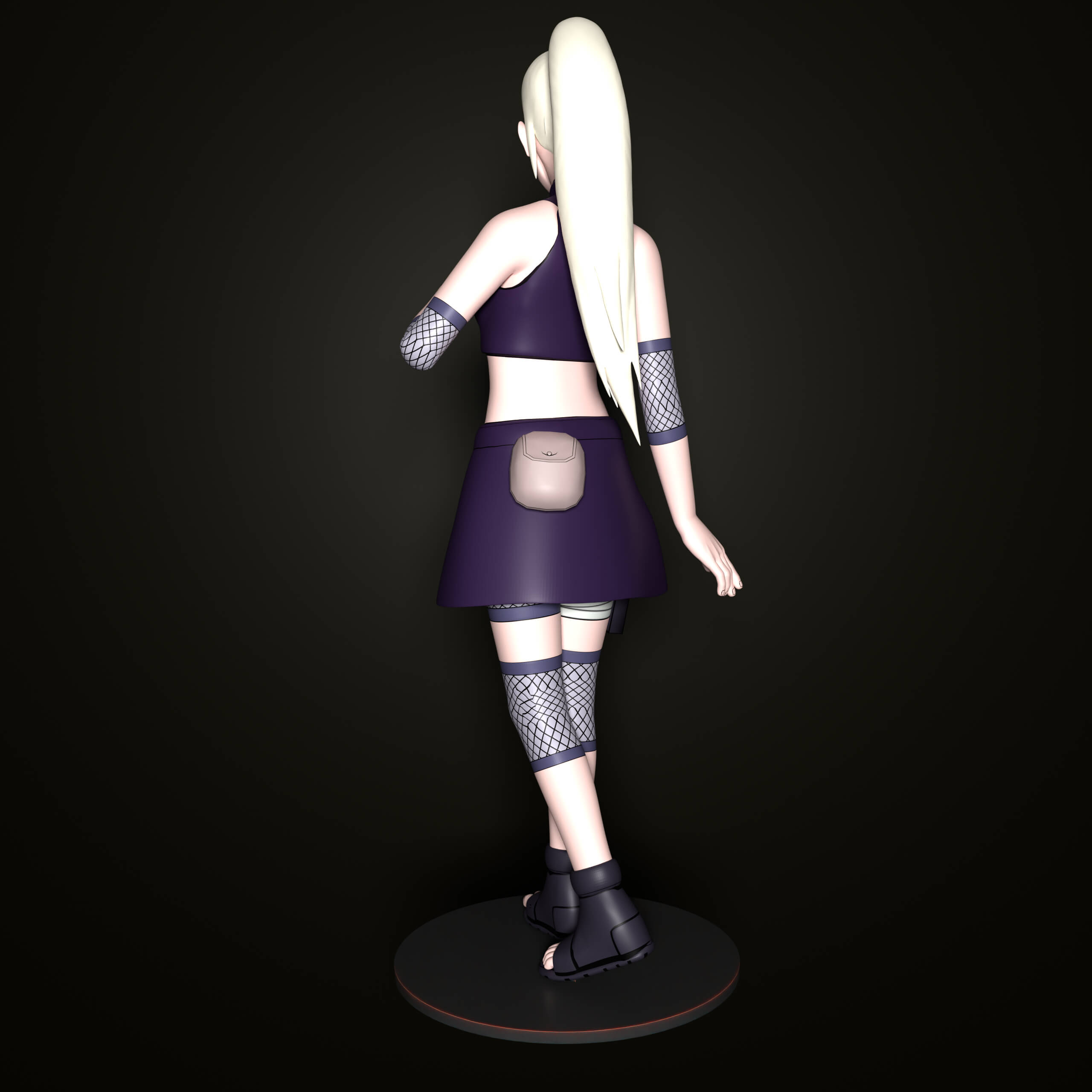 Ino Yamanaka Shippuden - 3D Print Model by Moogar