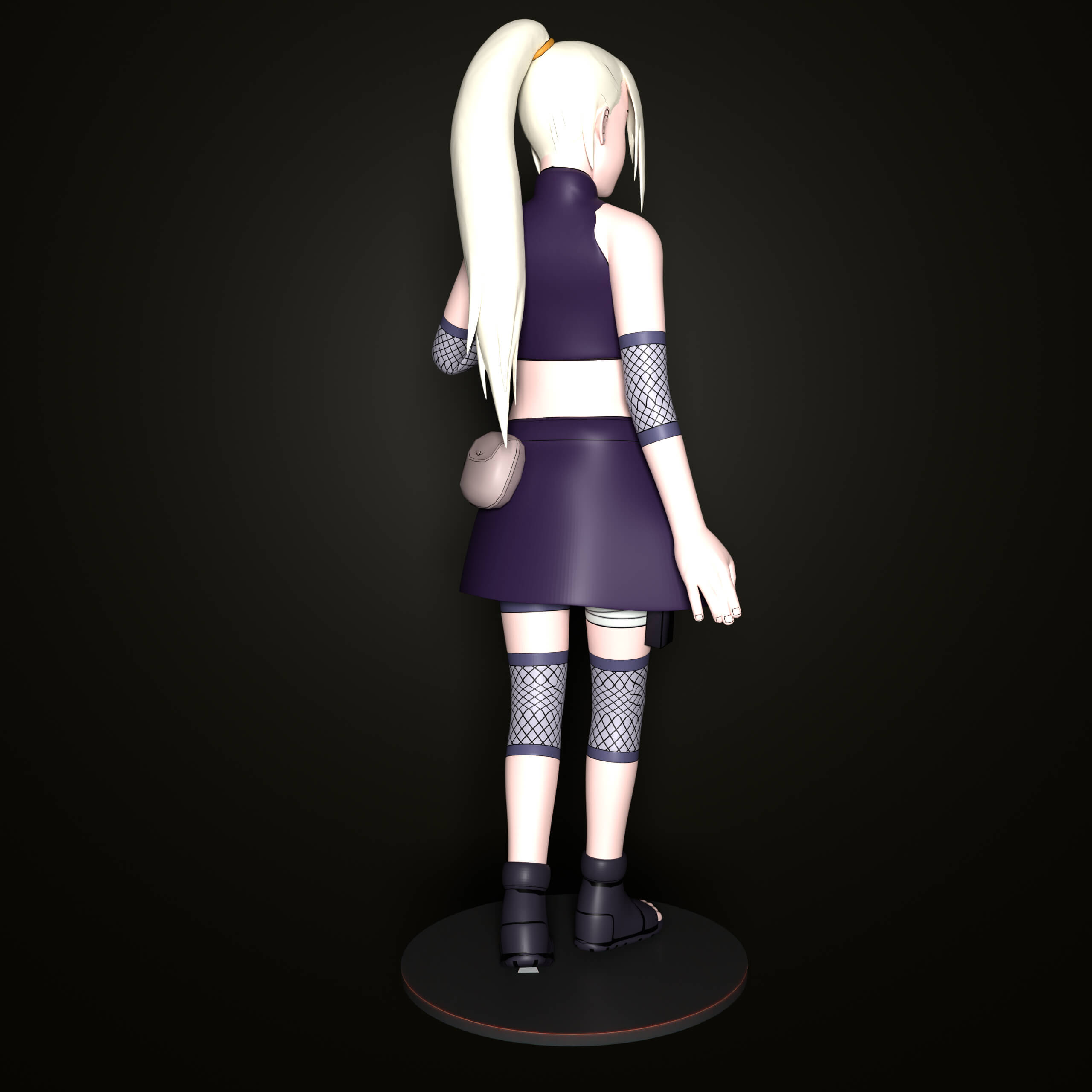 Ino Yamanaka Shippuden - 3D Print Model by Moogar