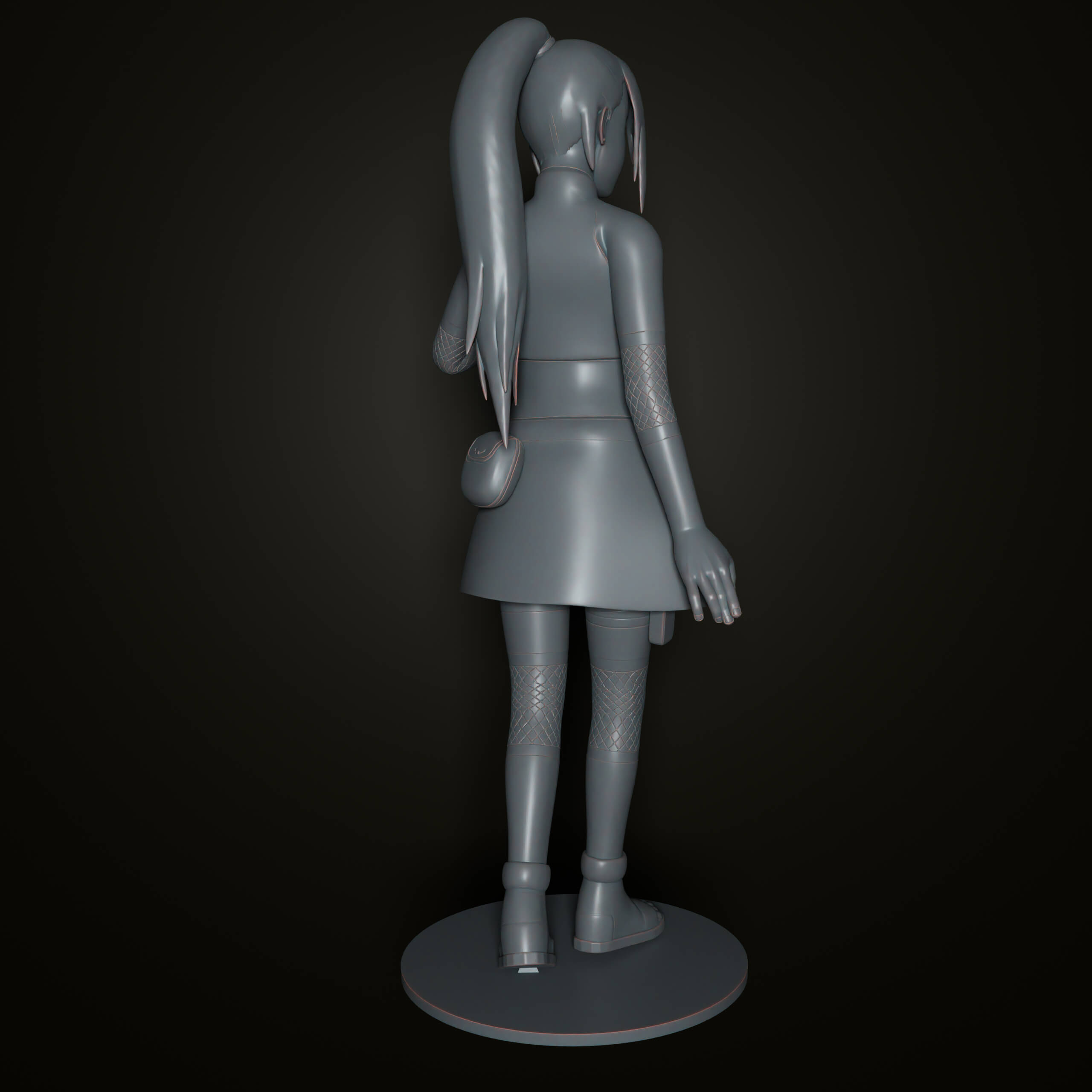 Ino Yamanaka Shippuden - 3D Print Model by Moogar