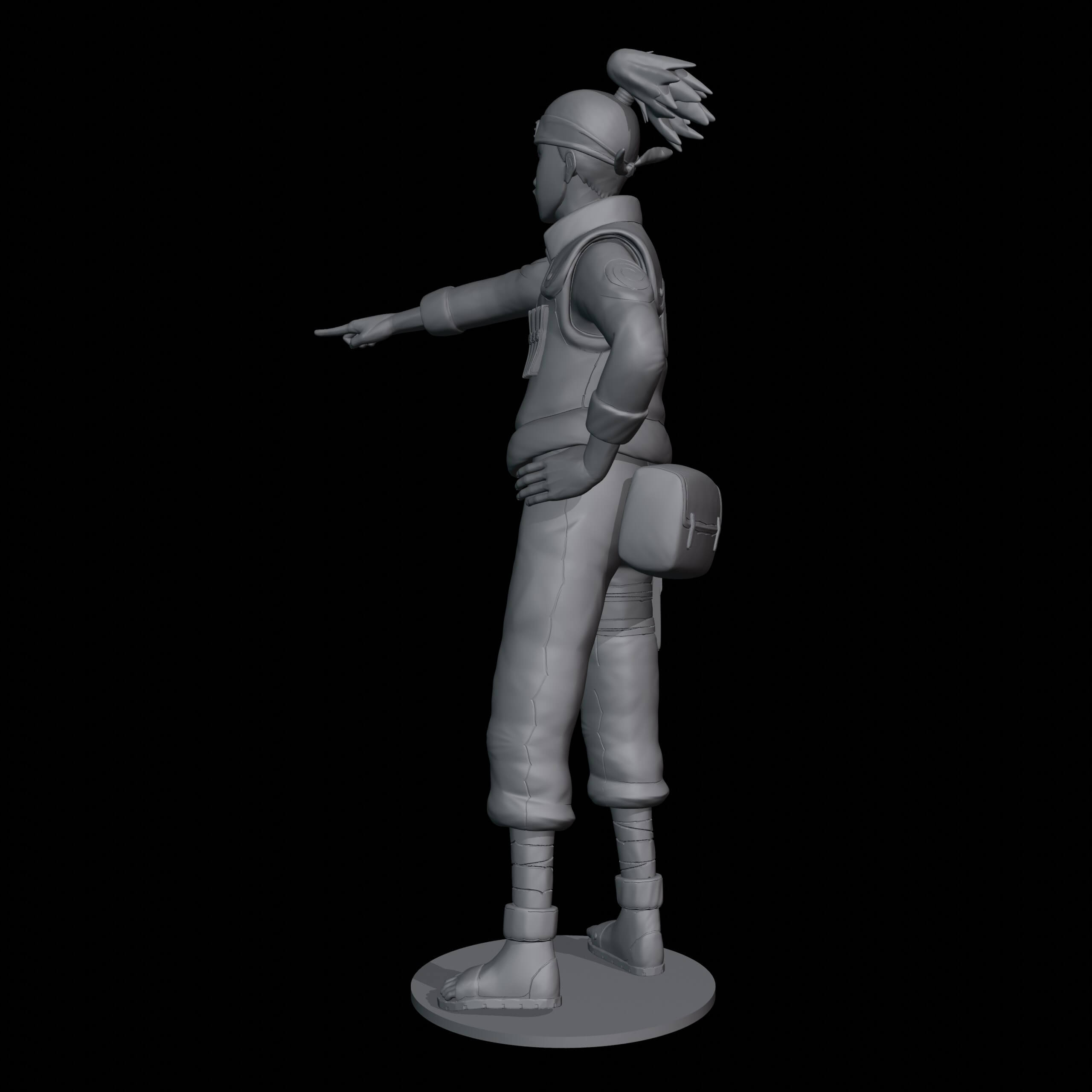 Iruka Umino from Naruto - 3D Model by Moogar