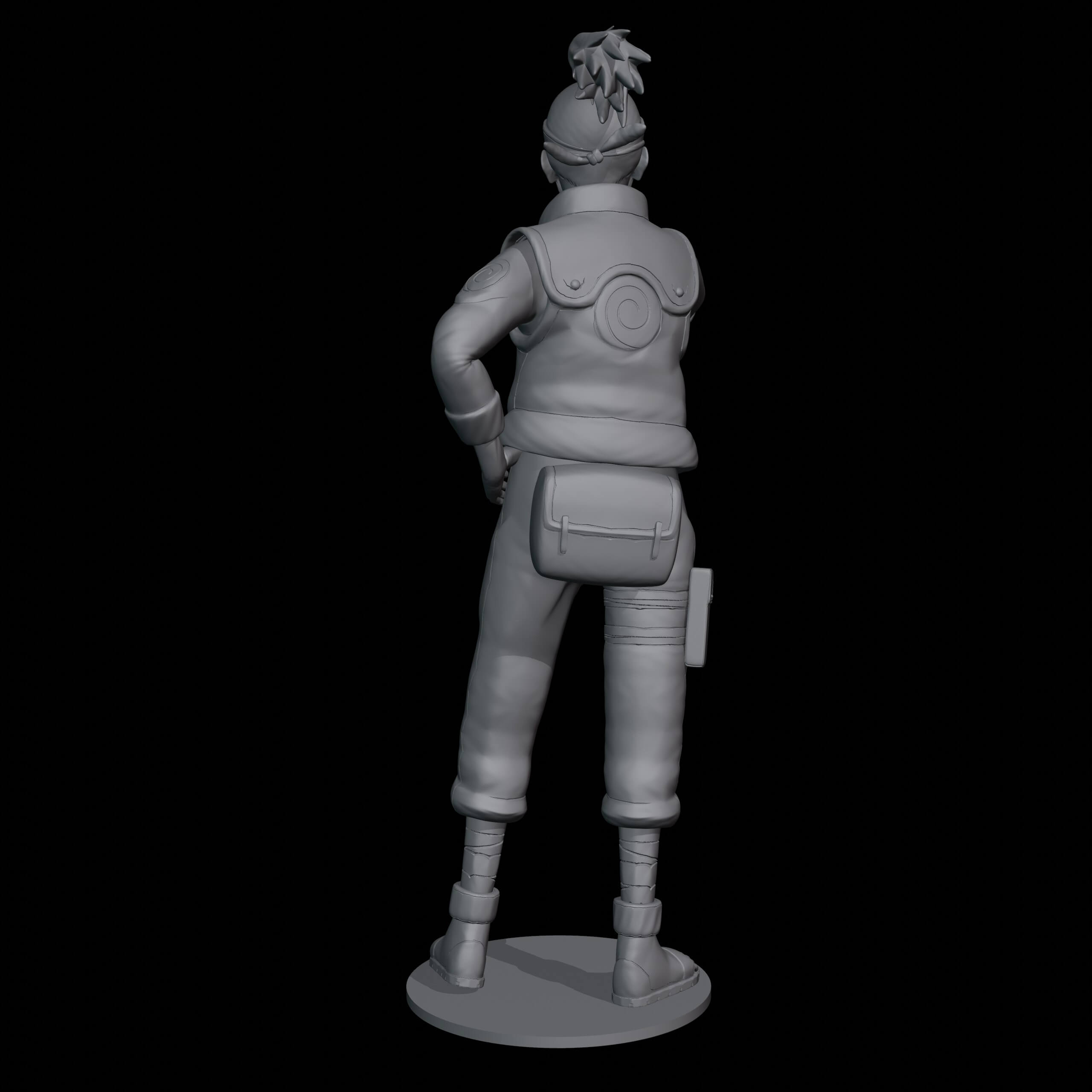 Iruka Umino from Naruto - 3D Model by Moogar