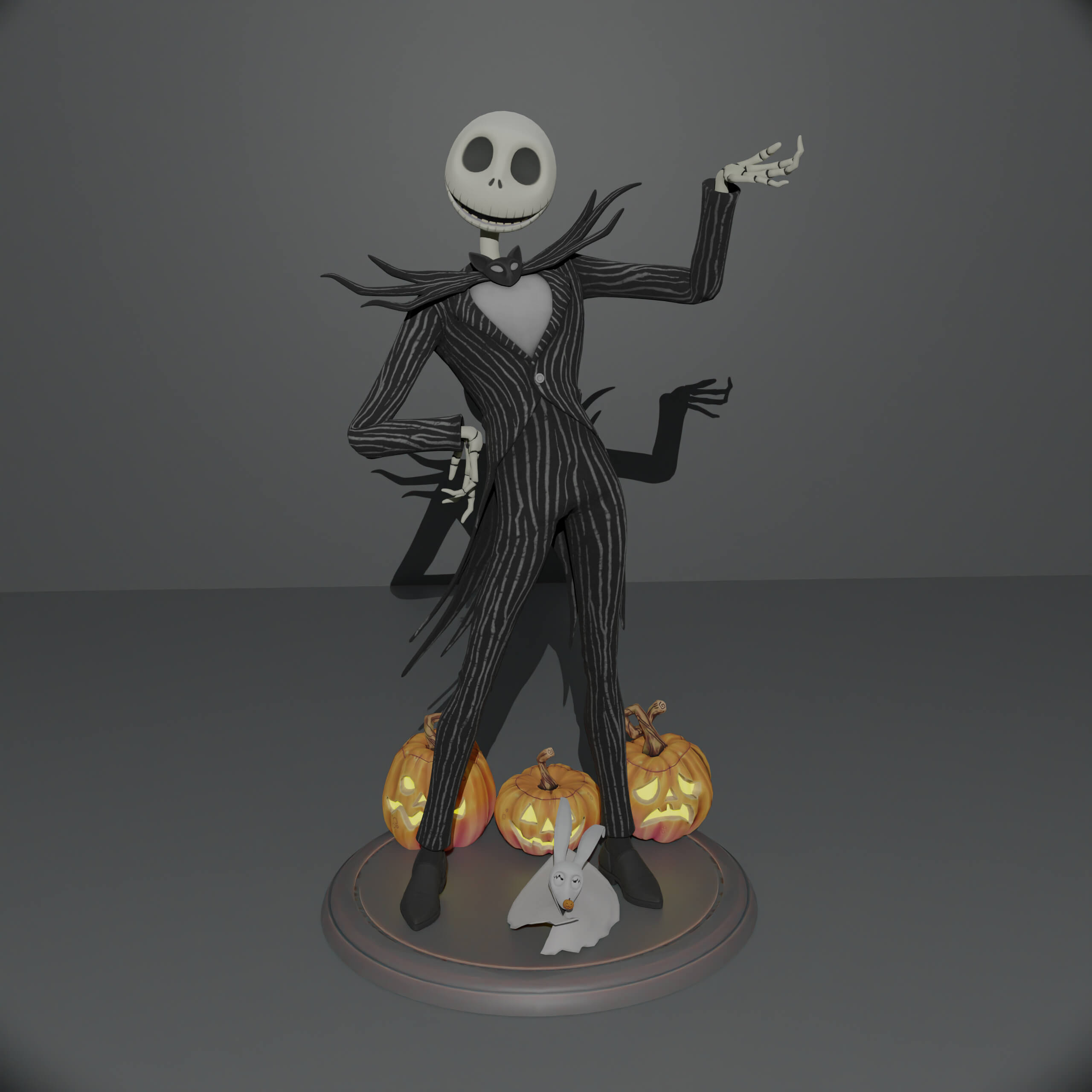 Jack Skellington - 3D Model by Moogar