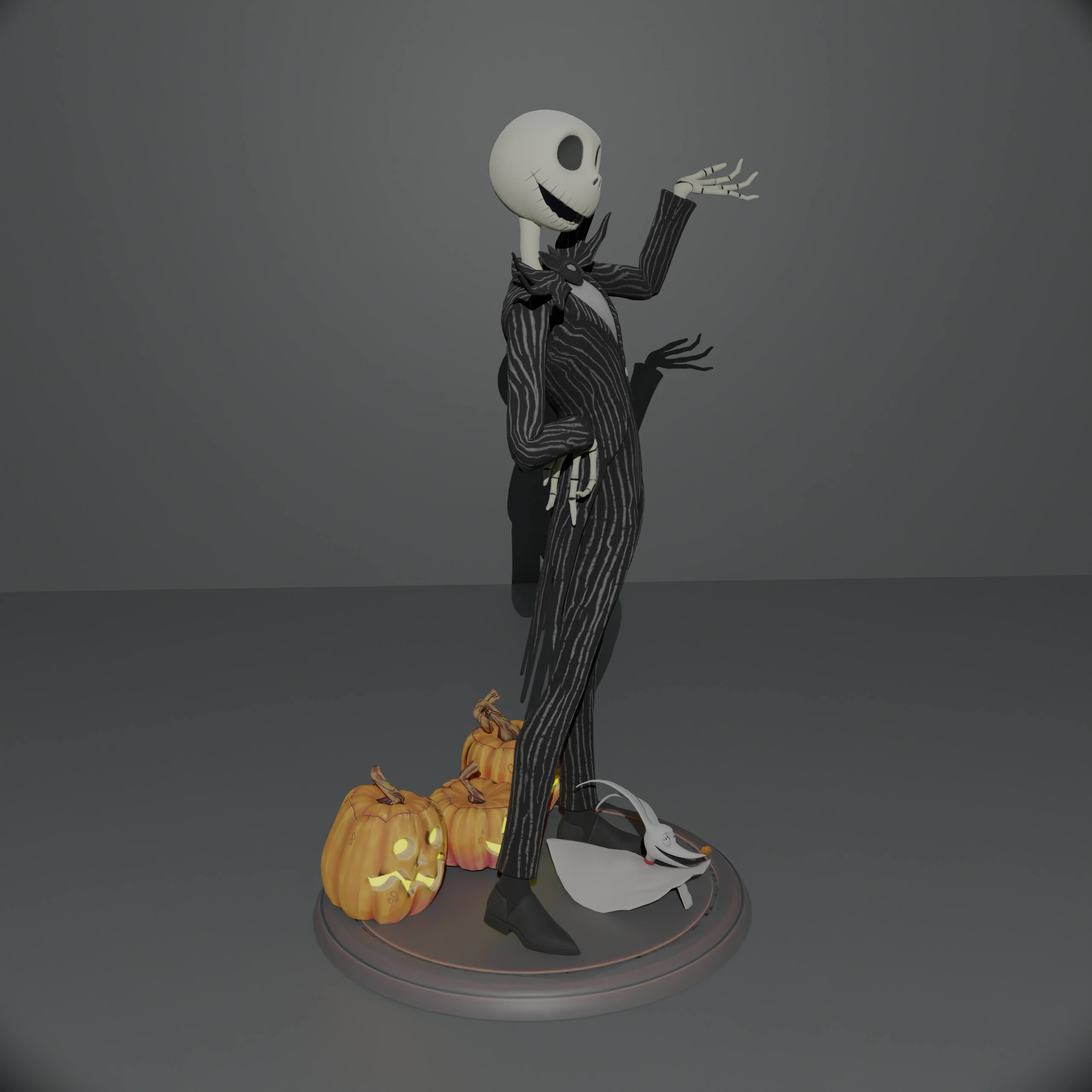 Jack Skellington - 3D Model by Moogar