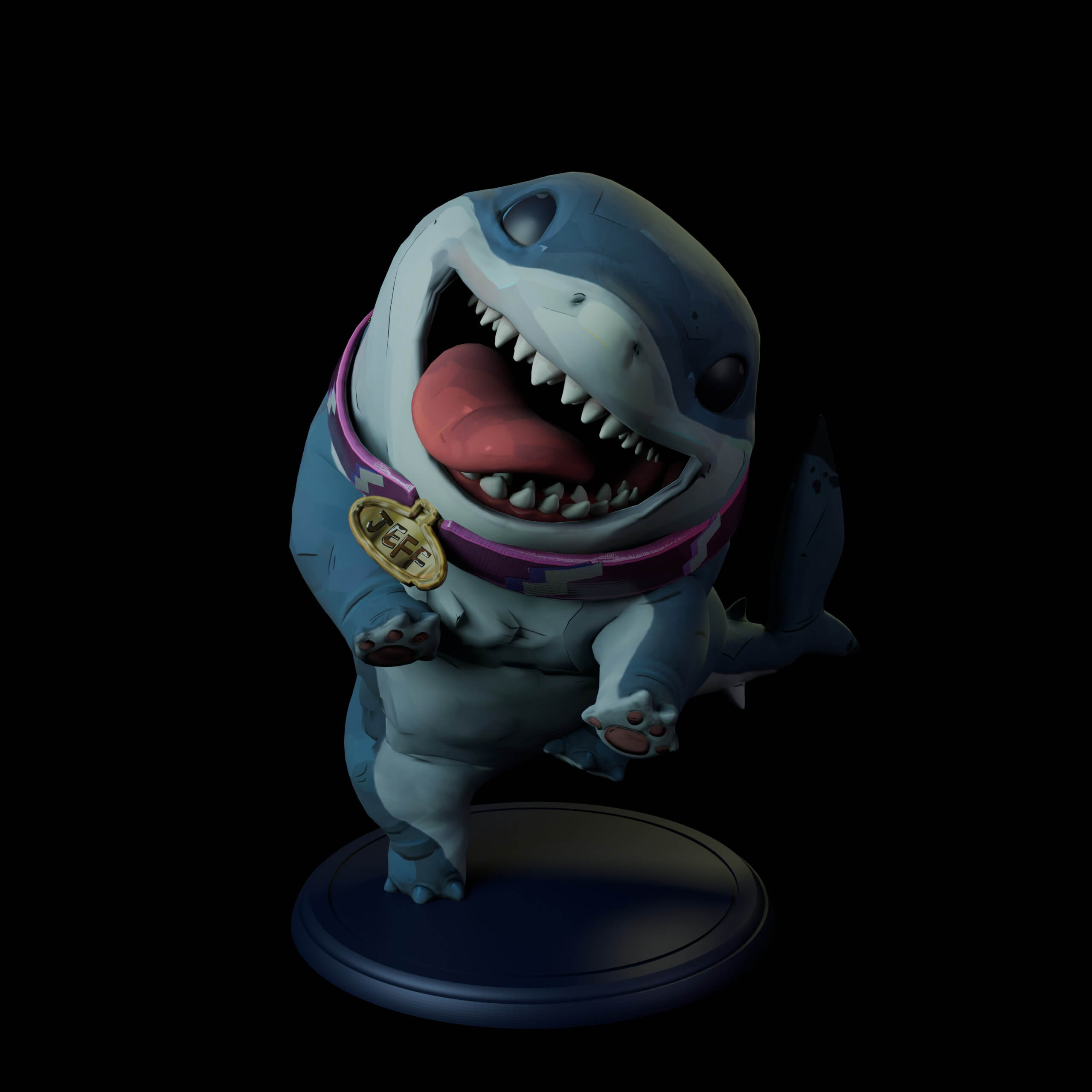 Jeff the Land Shark - 3D Model by Moogar