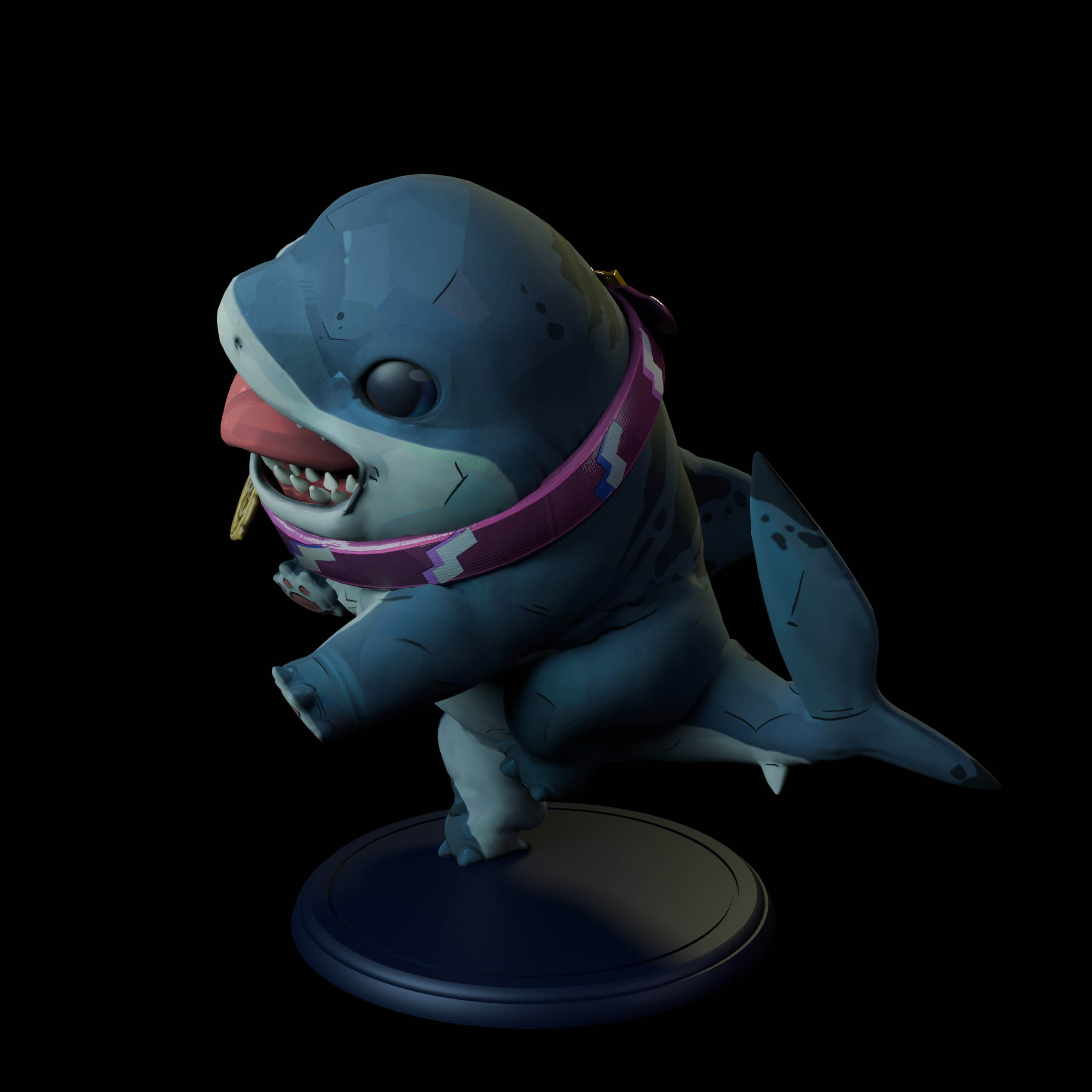 Jeff the Land Shark - 3D Model by Moogar