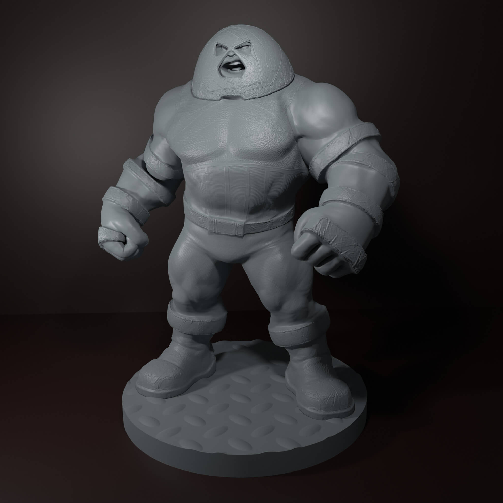 Juggernaut Marvel - 3D Print Model by Moogar