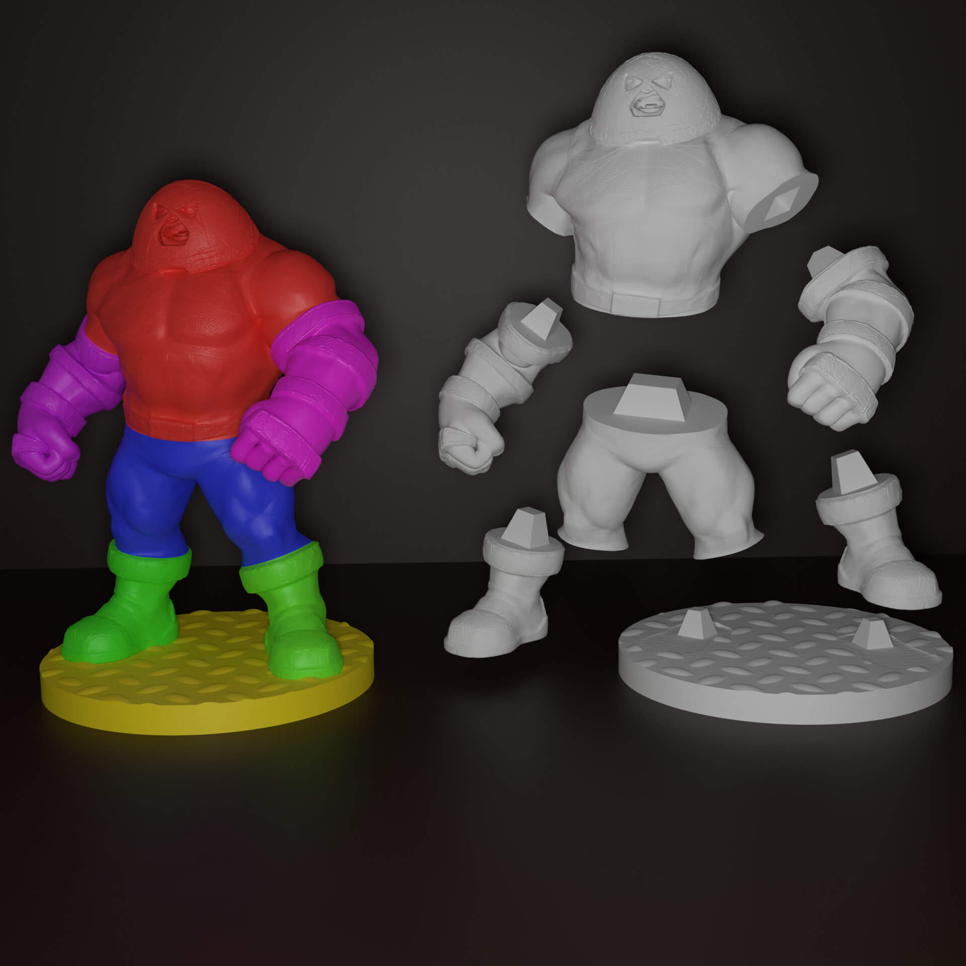 Juggernaut Marvel - 3D Model by Moogar