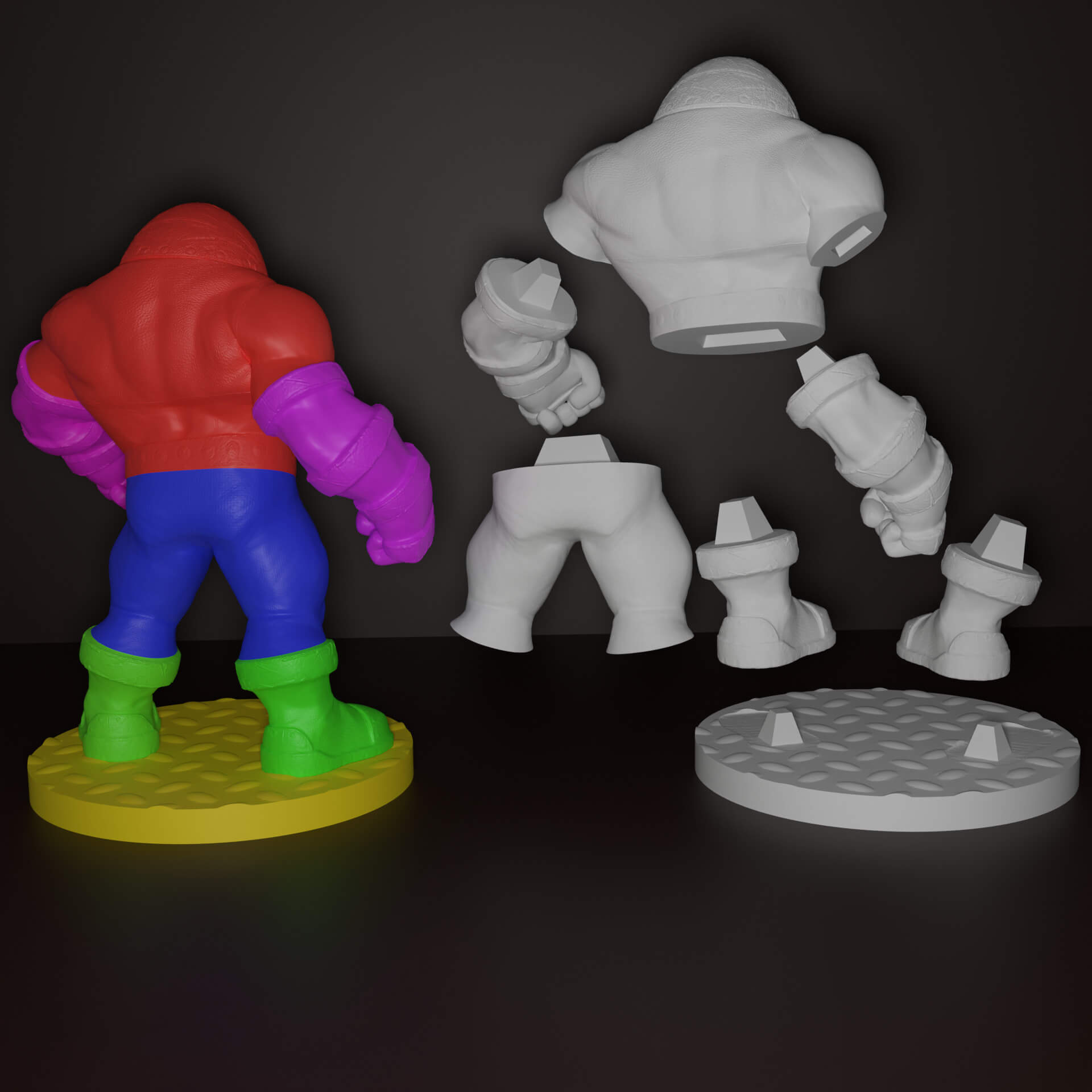 Juggernaut Marvel - 3D Model by Moogar