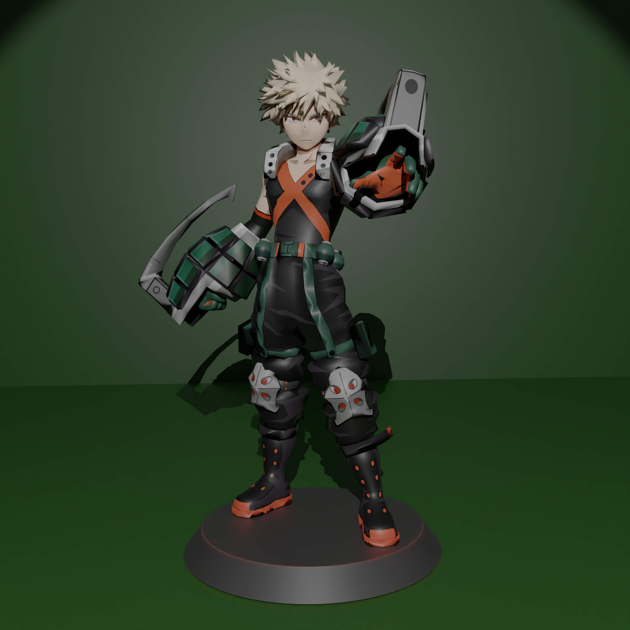 Katsuki Bakugo - 3D Model by Moogar