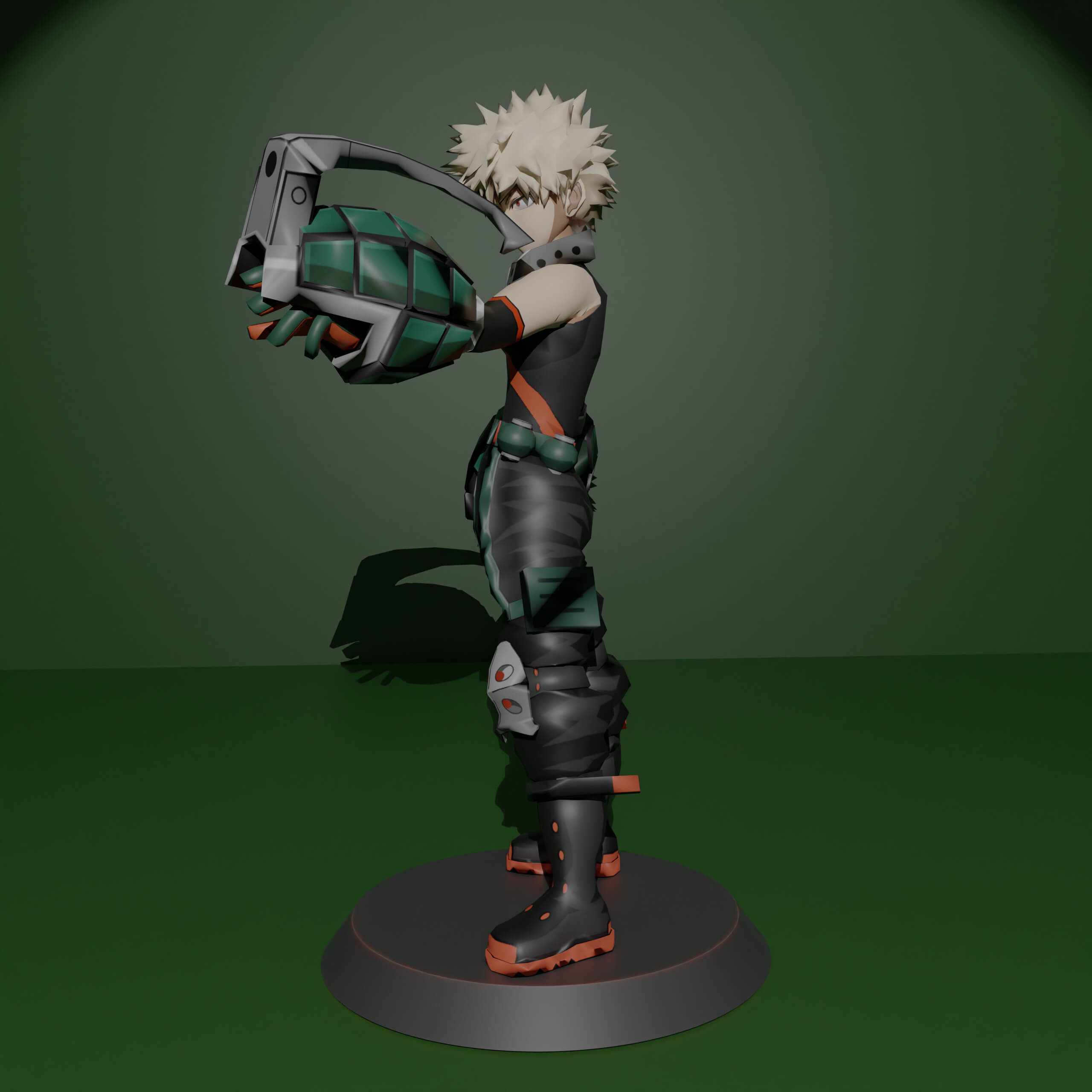 Katsuki Bakugo - 3D Model by Moogar