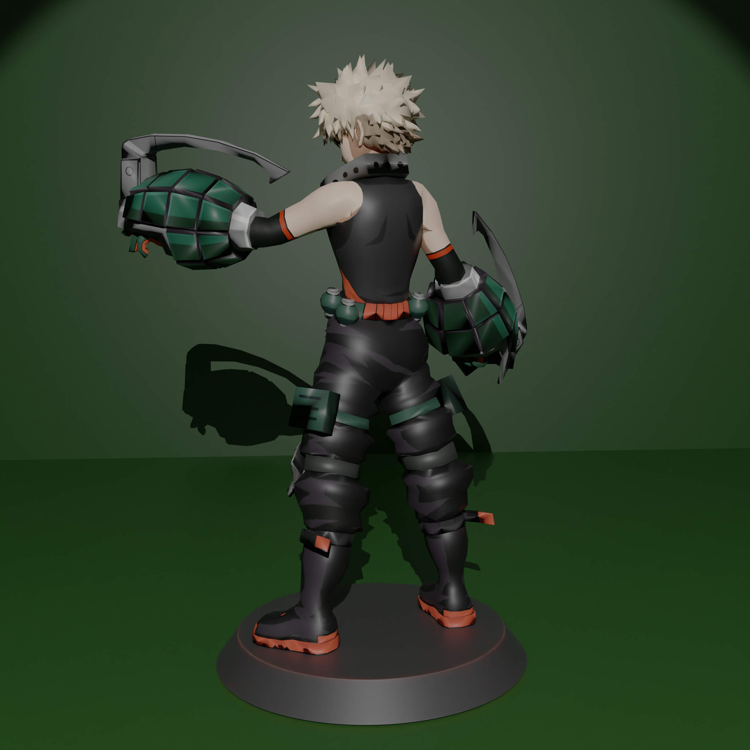 Katsuki Bakugo - 3D Model by Moogar
