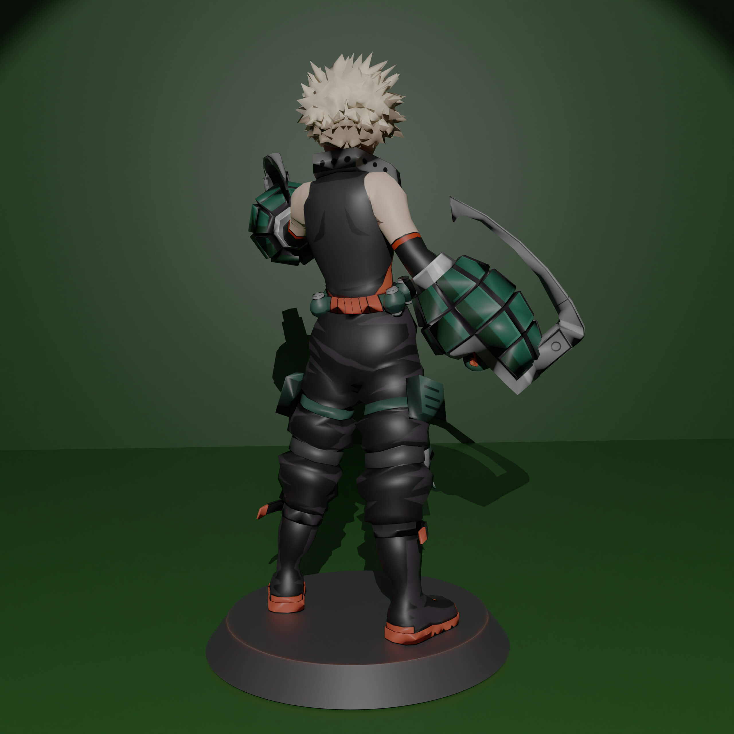 Katsuki Bakugo - 3D Model by Moogar