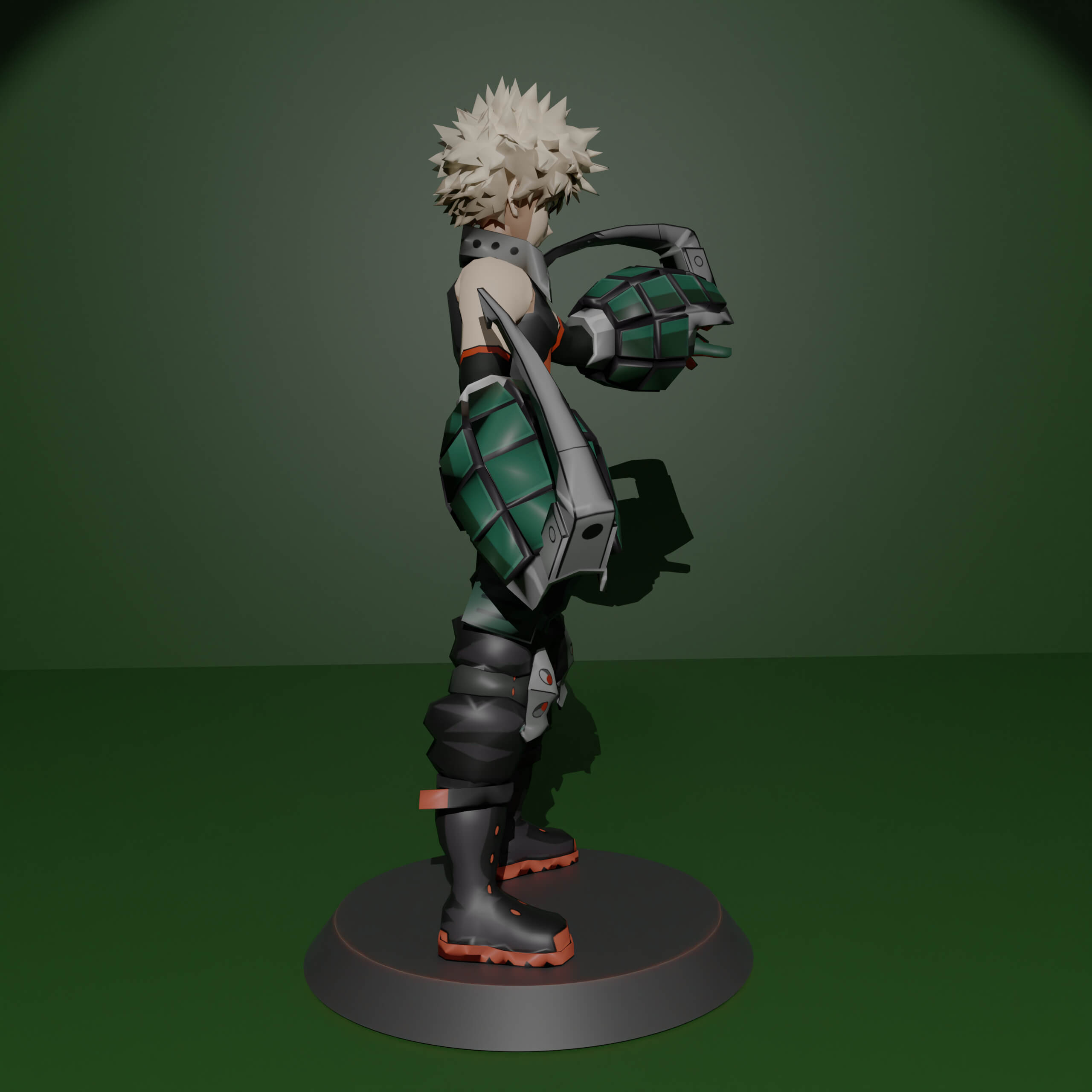 Katsuki Bakugo - 3D Model by Moogar