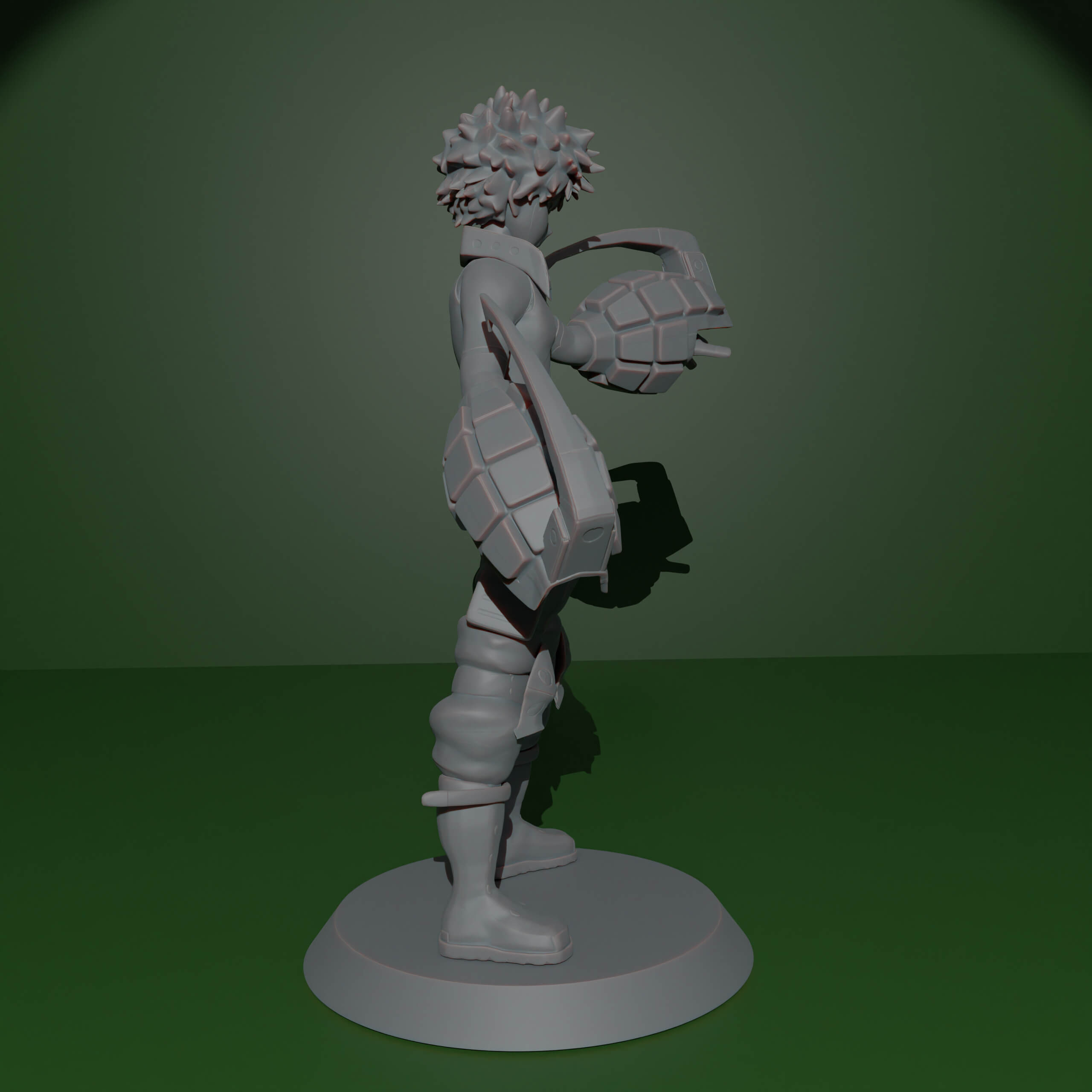 Katsuki Bakugo - 3D Model by Moogar