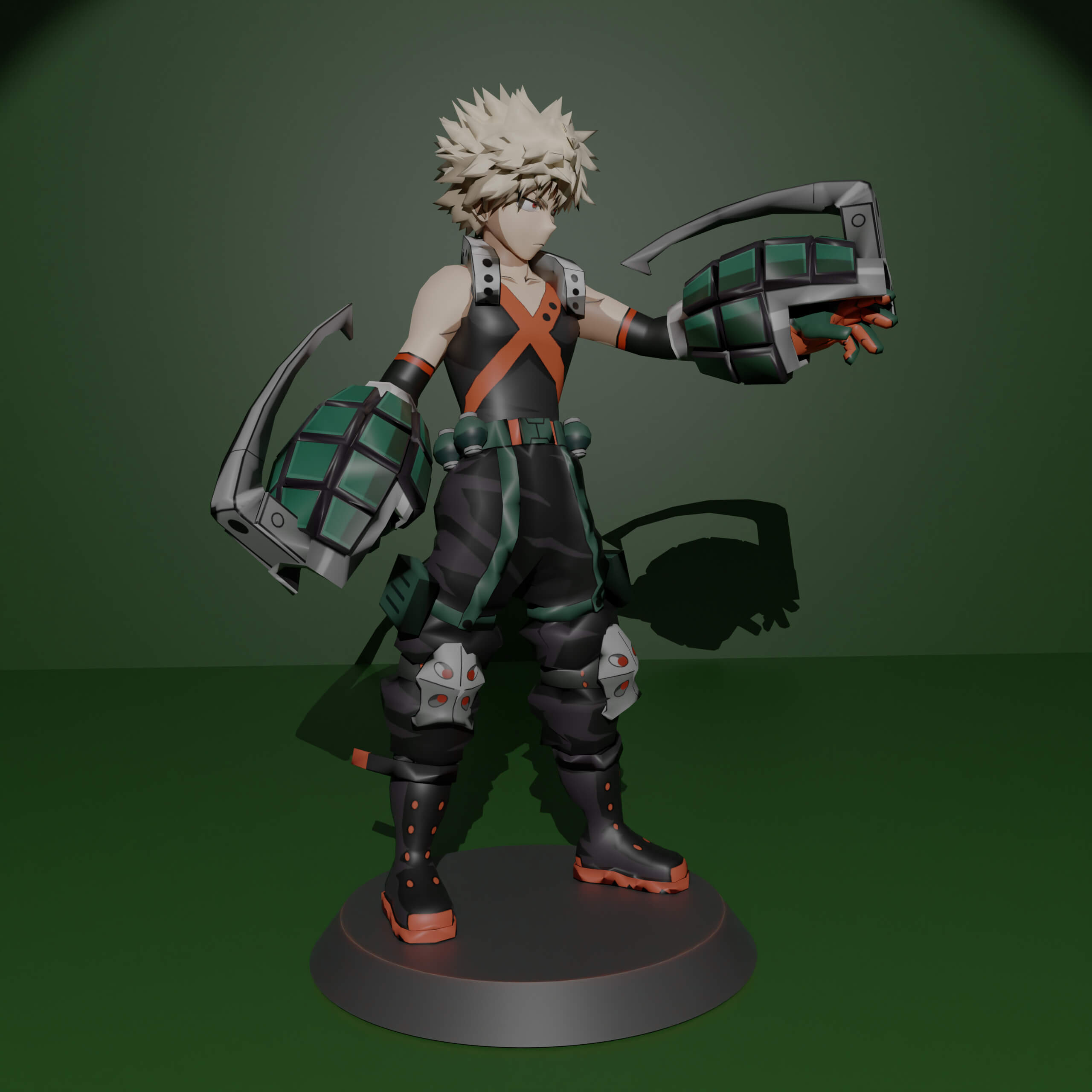 Katsuki Bakugo - 3D Model by Moogar