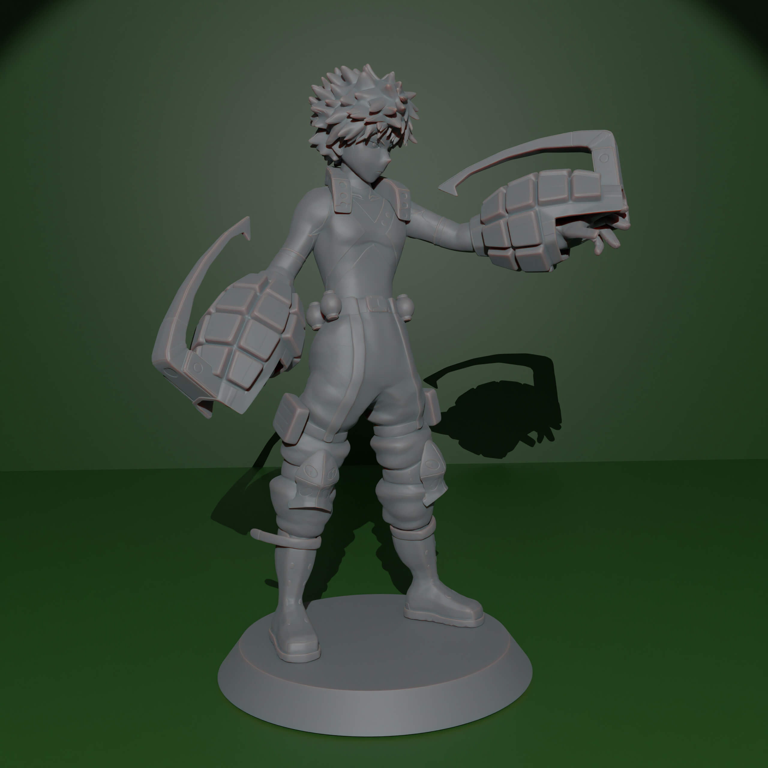 Katsuki Bakugo - 3D Model by Moogar