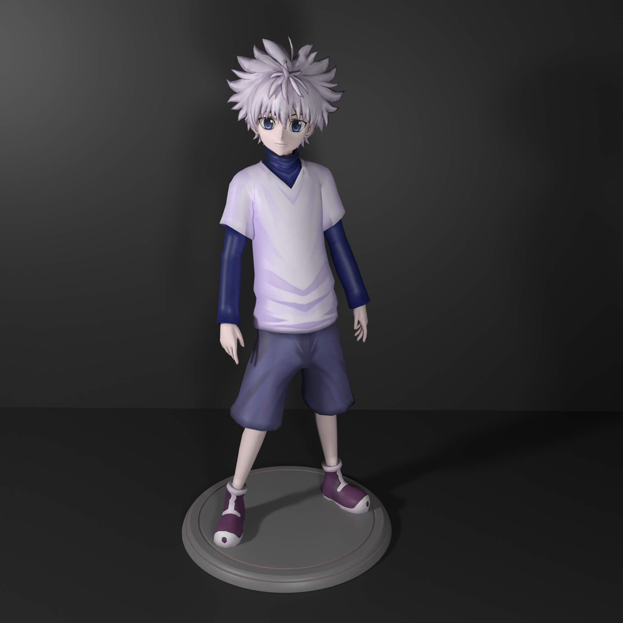 Killua Zoldyck - 3D Model by Moogar