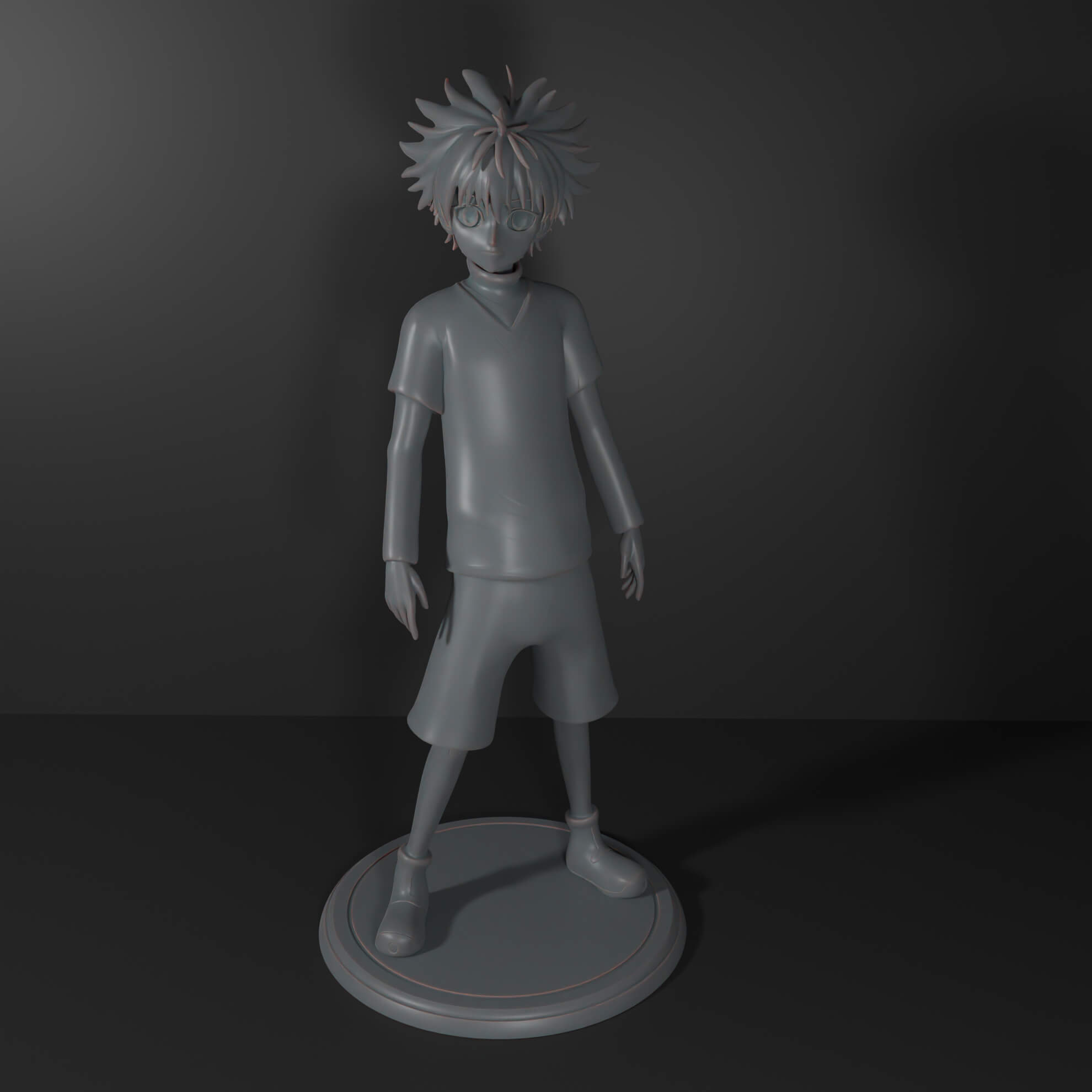 Killua Zoldyck - 3D Model by Moogar