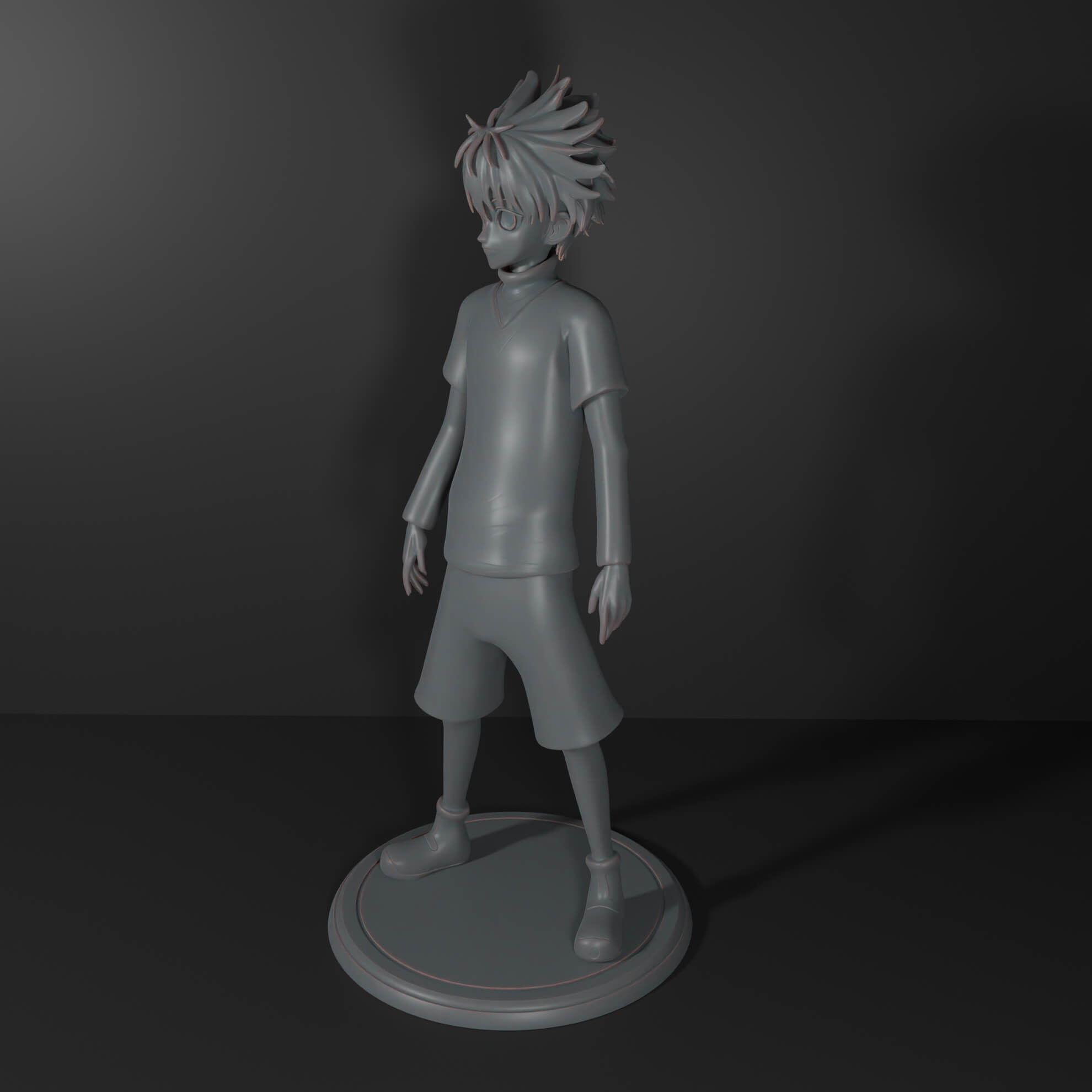 Killua Zoldyck - 3D Print Model by Moogar