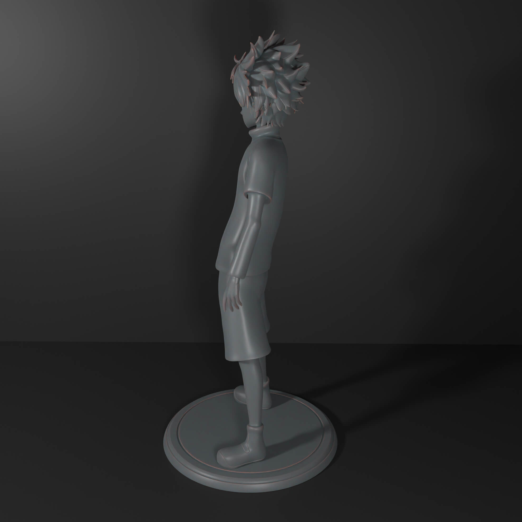 Killua Zoldyck - 3D Print Model by Moogar