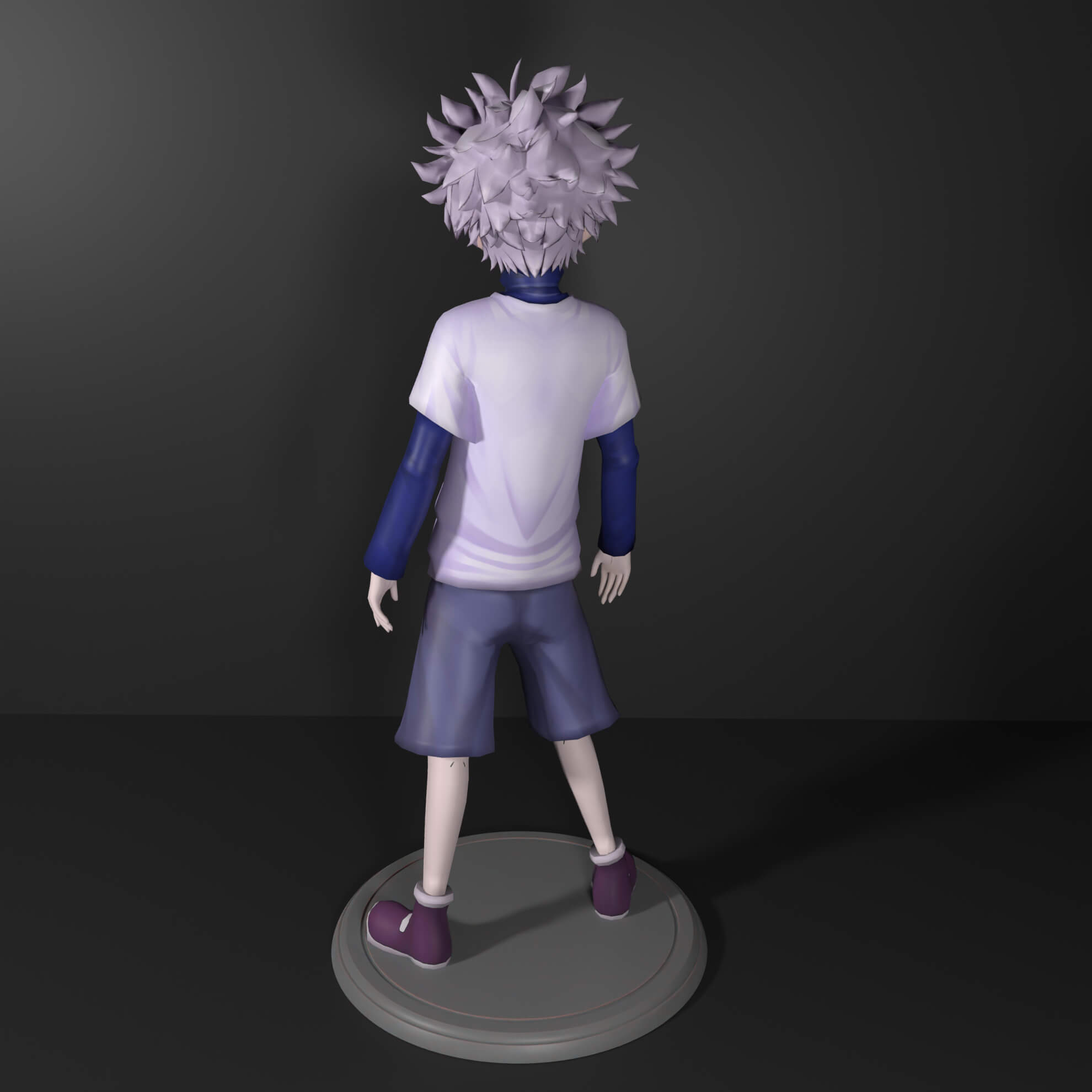 Killua Zoldyck - 3D Model by Moogar