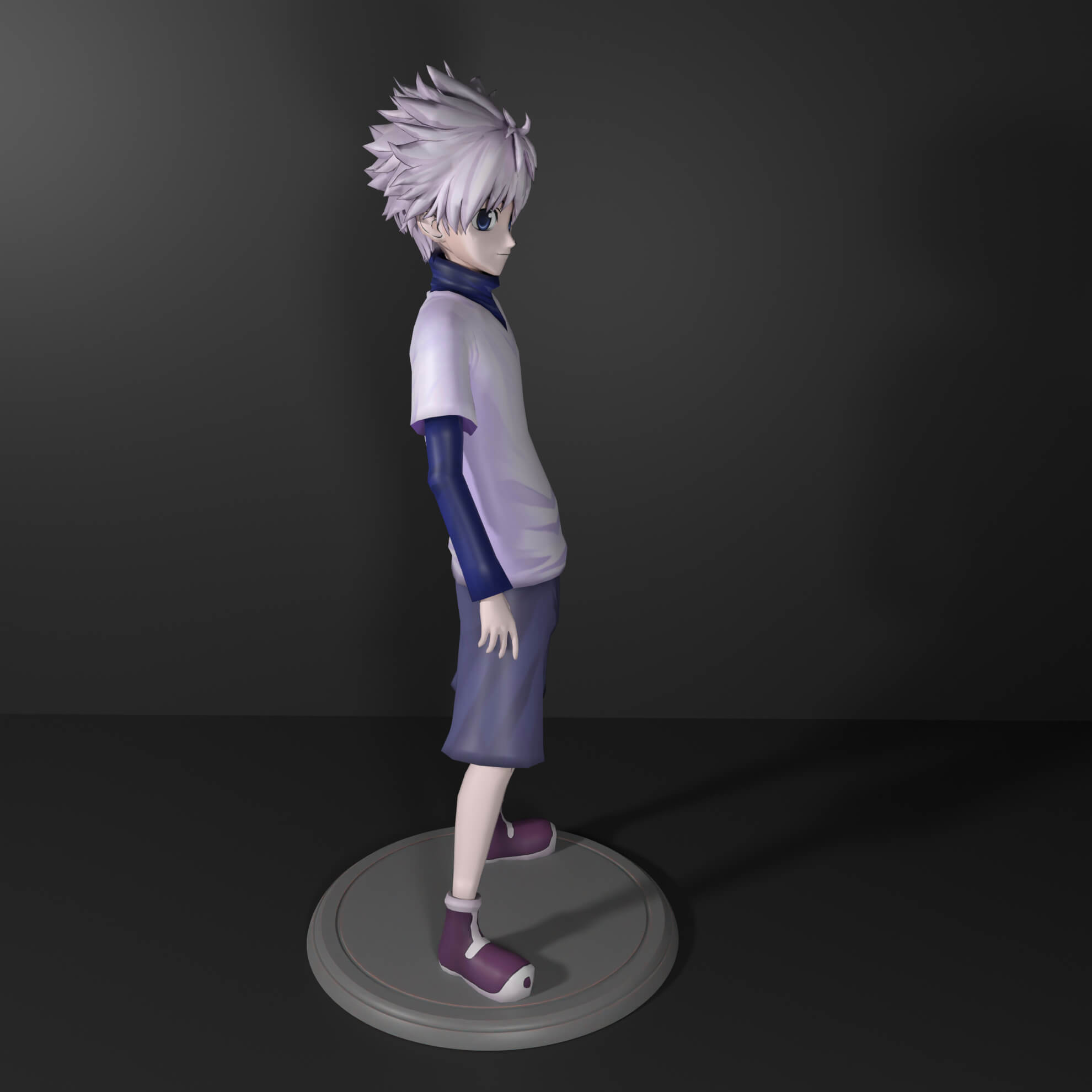 Killua Zoldyck - 3D Print Model by Moogar