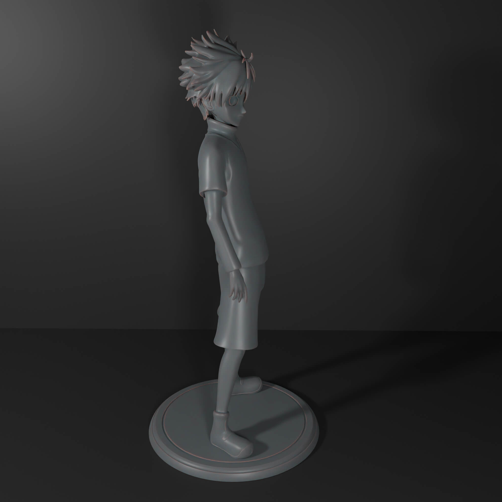 Killua Zoldyck - 3D Model by Moogar