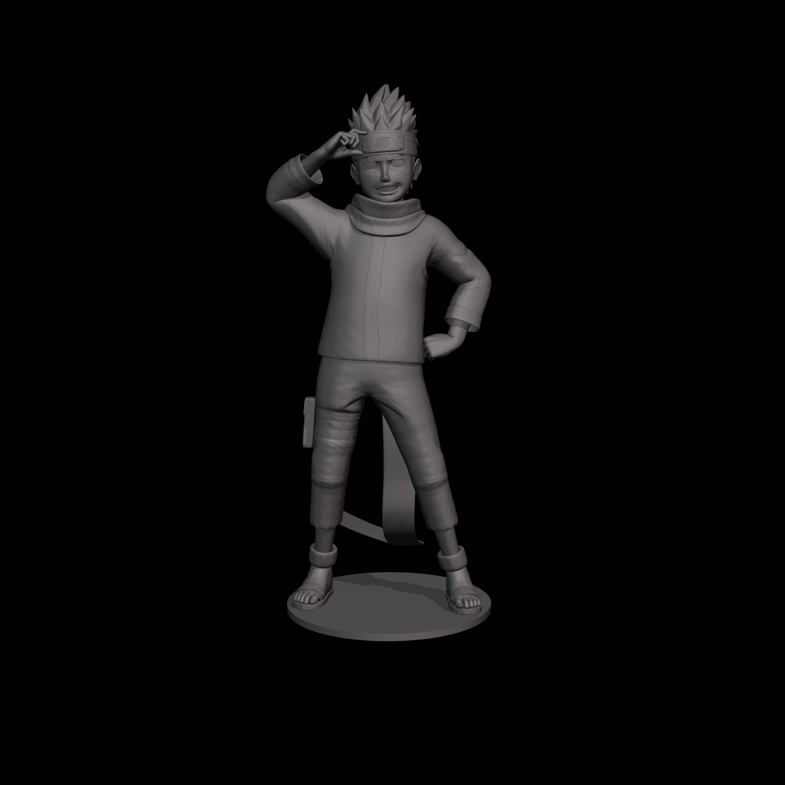 Konohamaru Sarutobi - 3D Model by Moogar