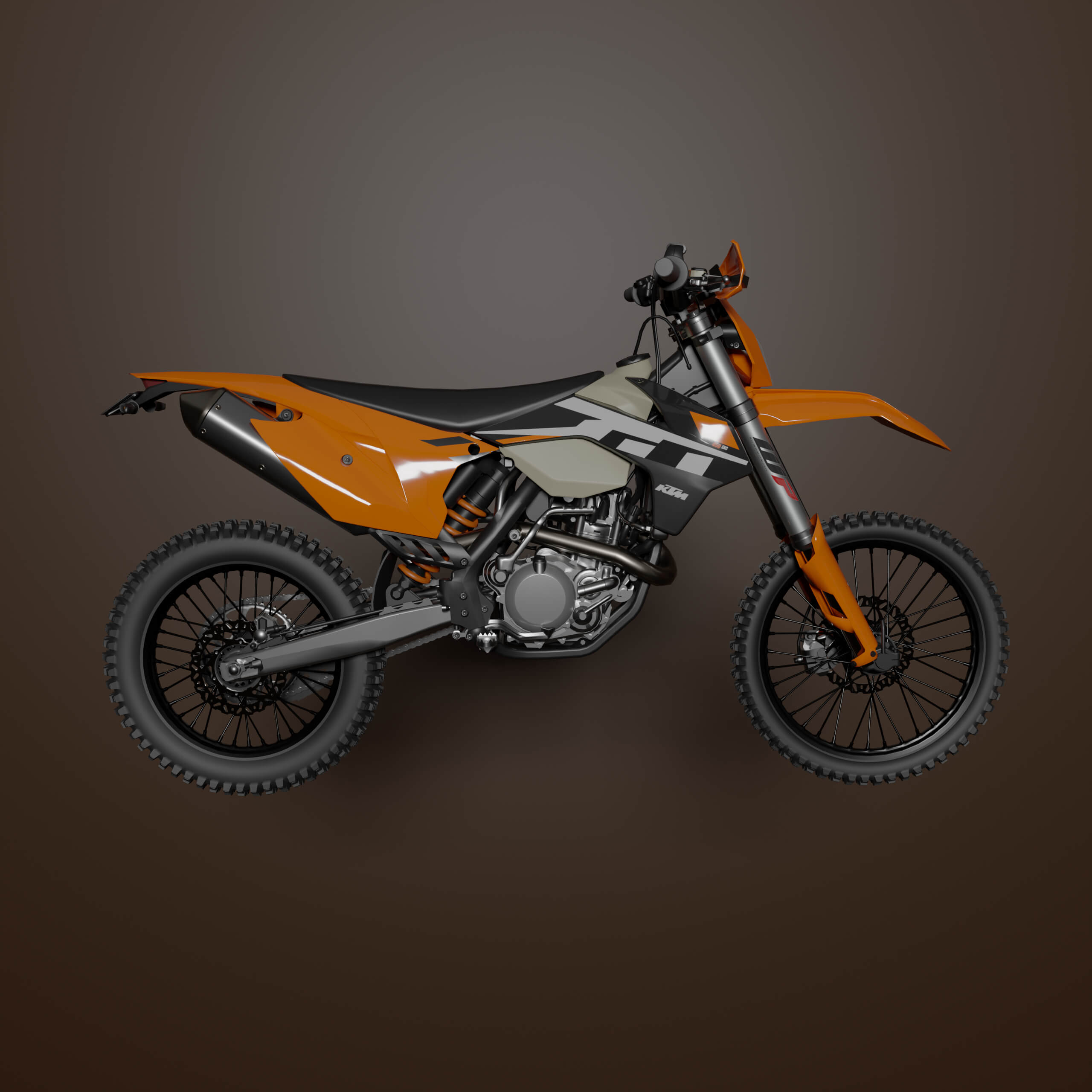 KTM 450 Exc Motor - 3D Print Model by Moogar
