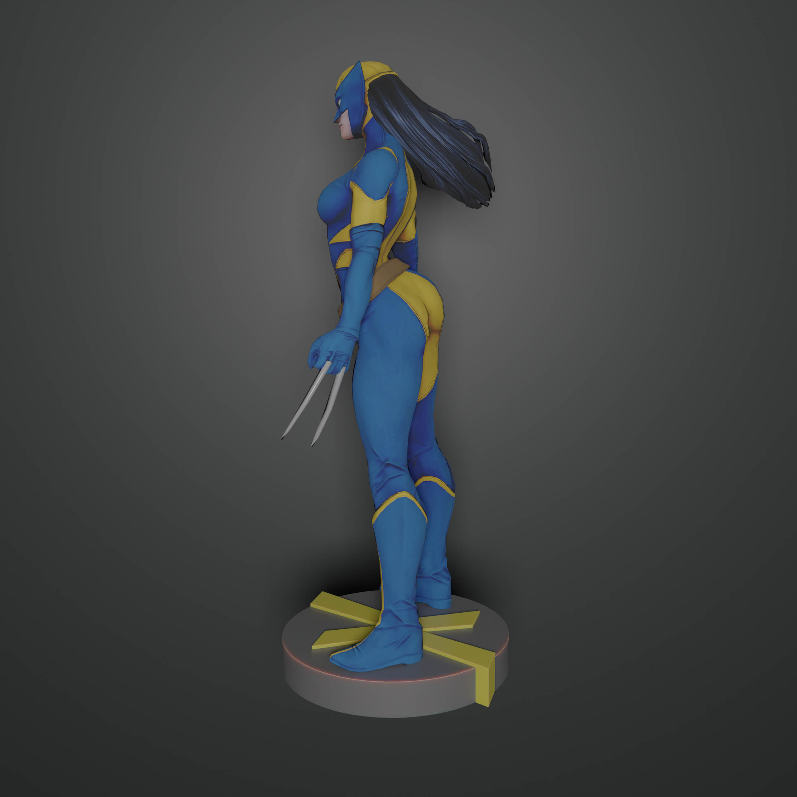 Laura Kinney X23 - Free 3D Model by Moogar