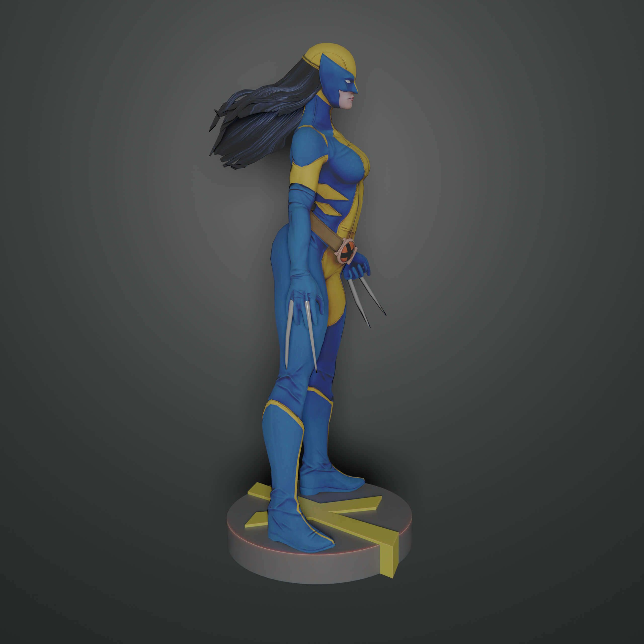 Laura Kinney X23 - Free 3D Model by Moogar