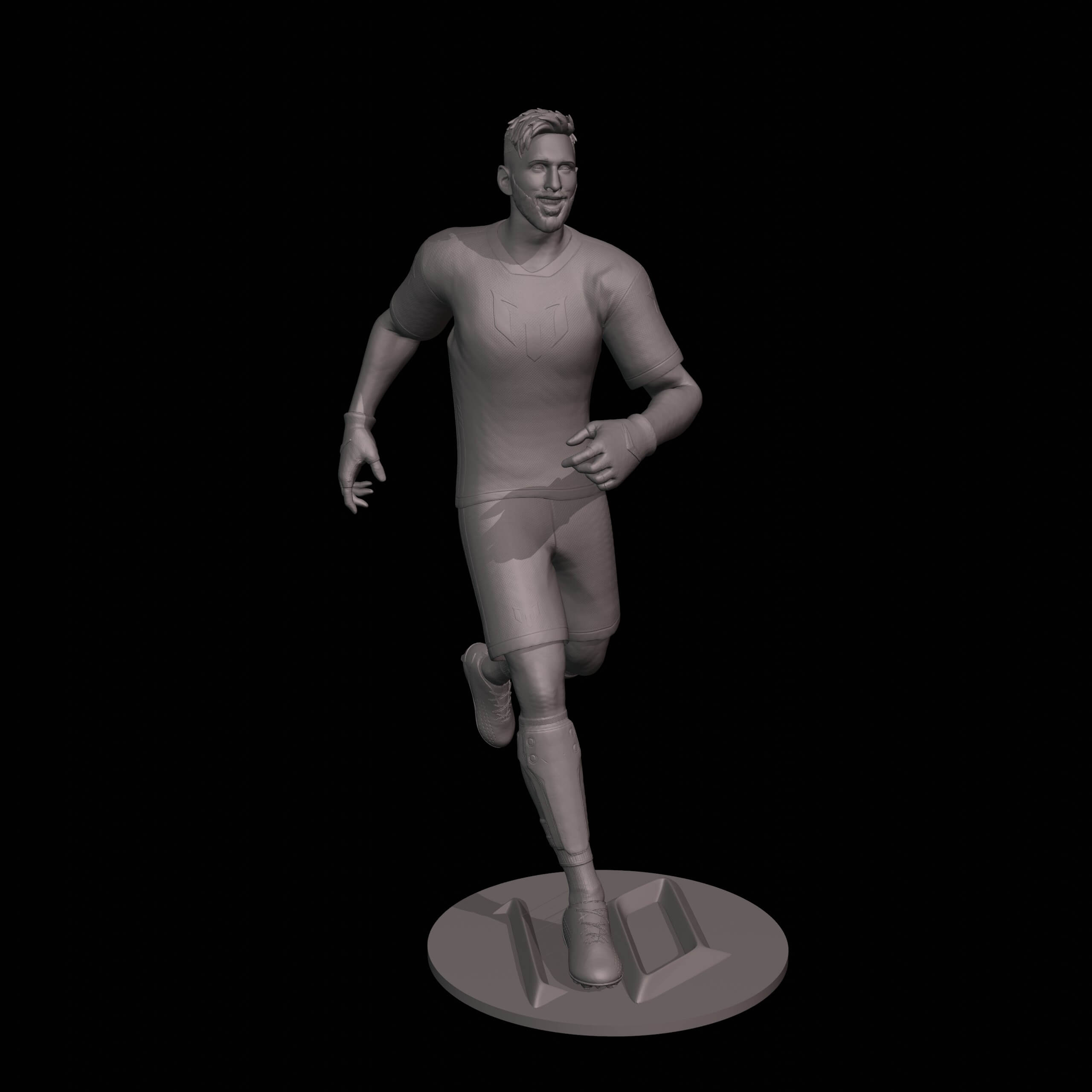 Lionel Messi - 3D Model by Moogar