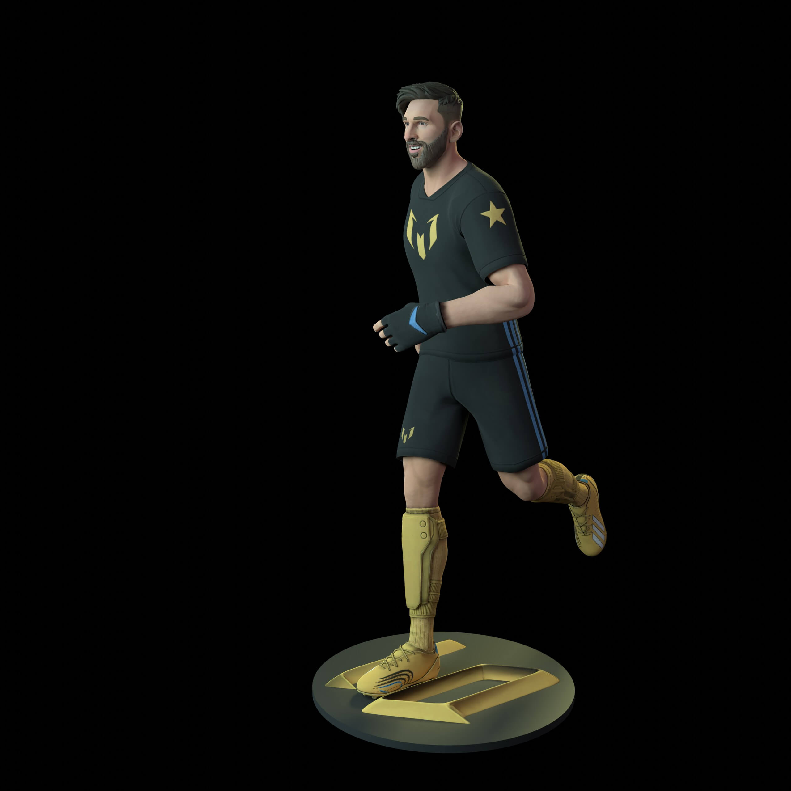 Lionel Messi - 3D Model by Moogar
