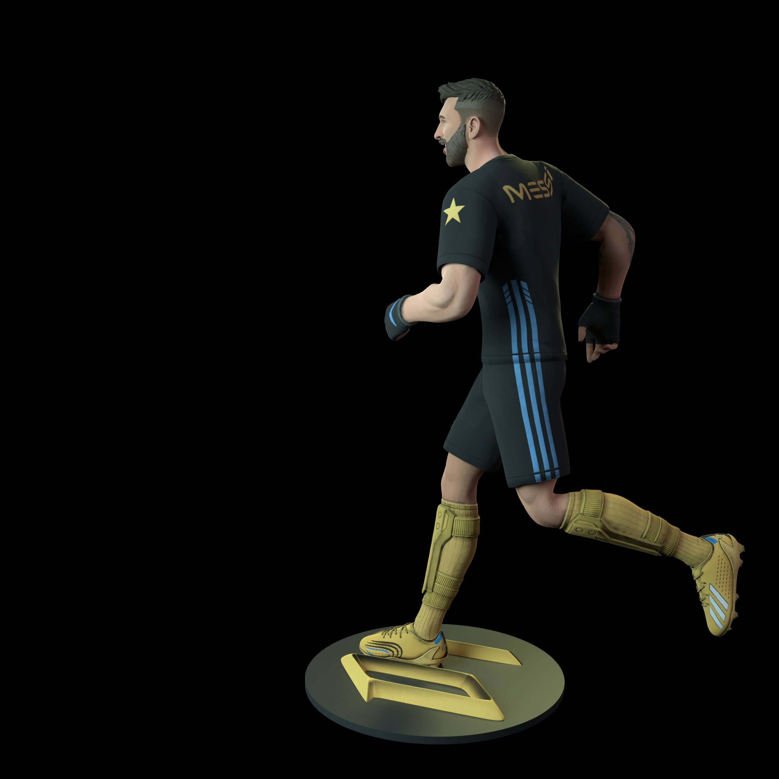 Lionel Messi - 3D Model by Moogar