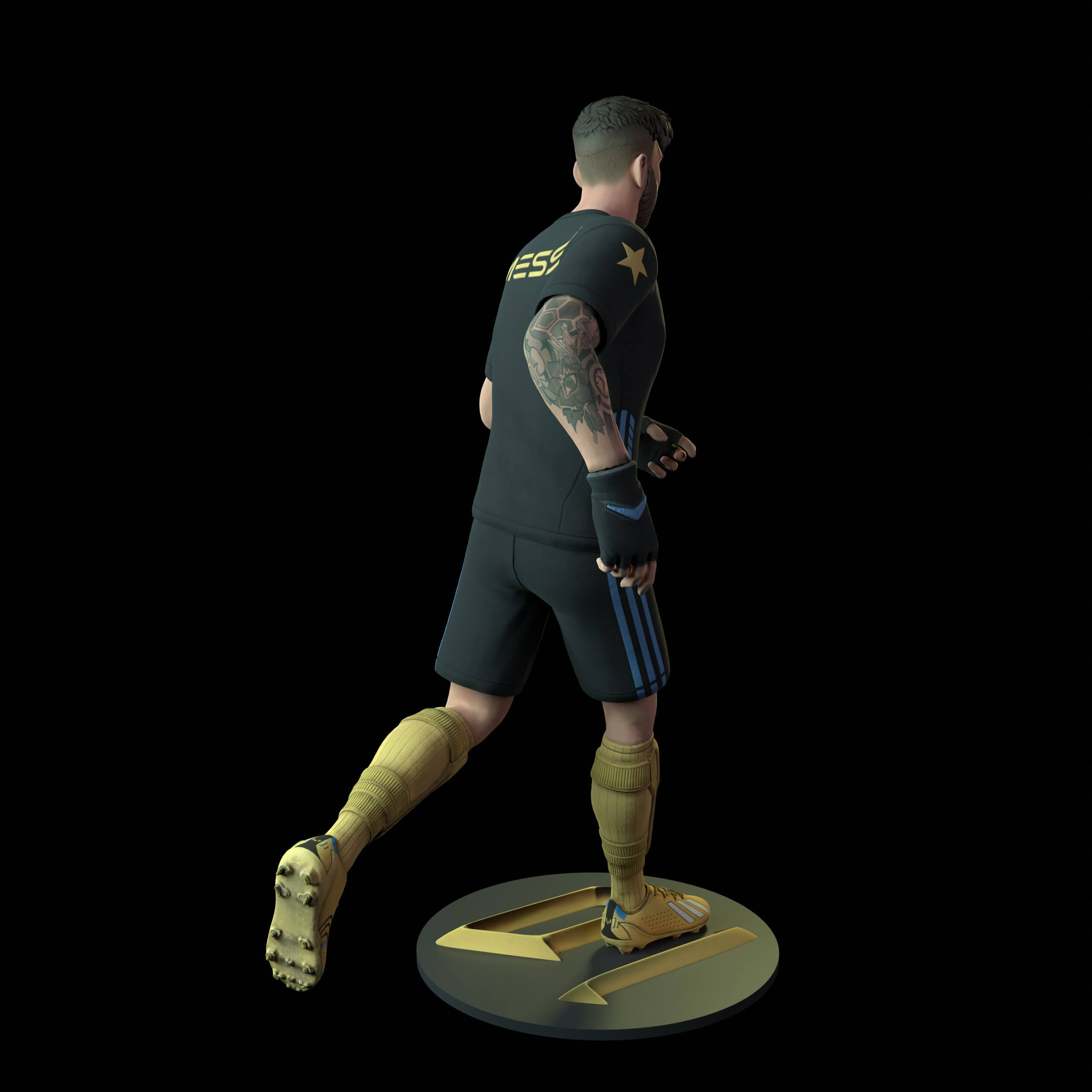 Lionel Messi - 3D Model by Moogar