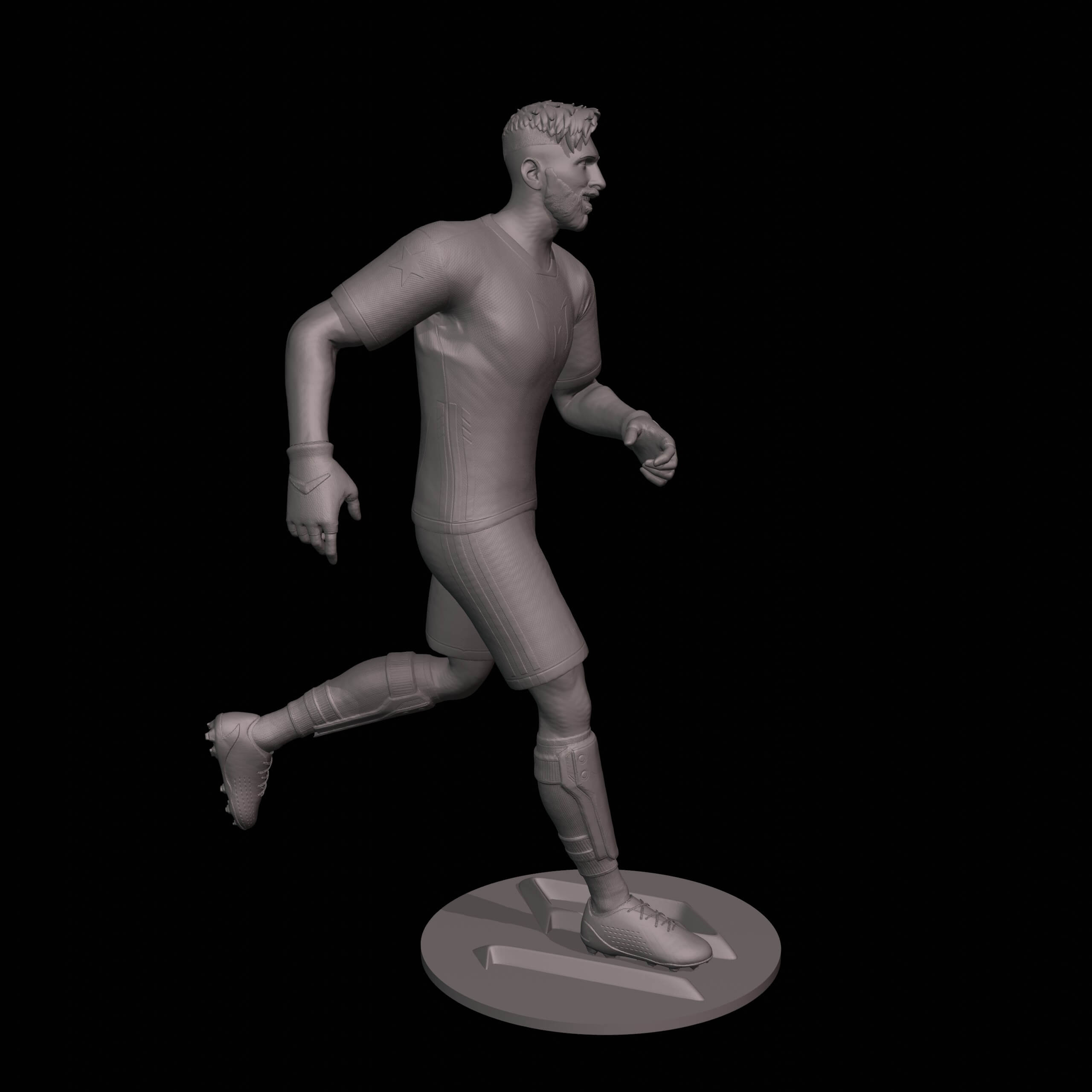 Lionel Messi - 3D Model by Moogar