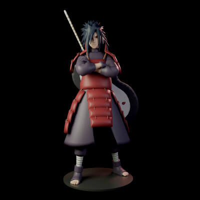 Madara Uchiha - 3D Model by Moogar