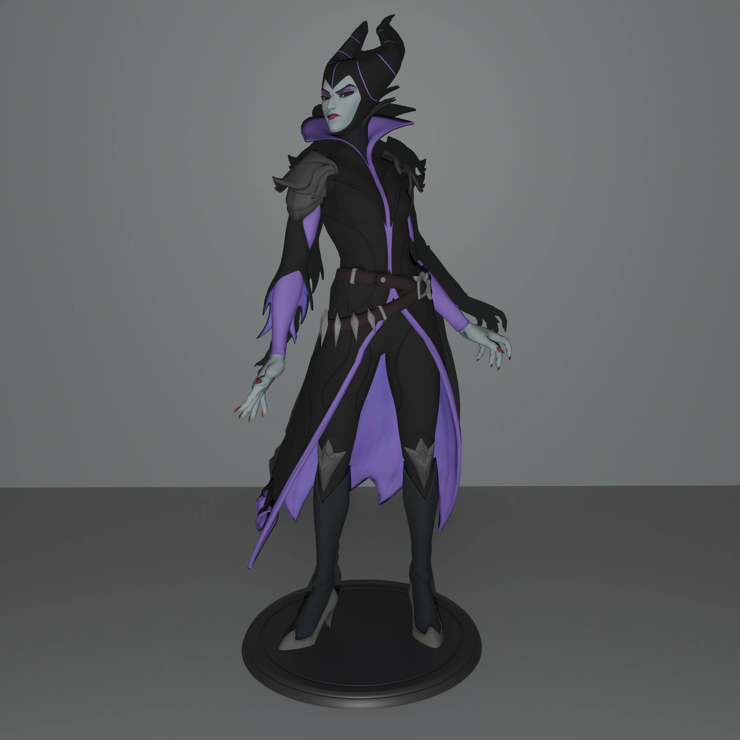 Maleficent Walt Disney - 3D Model by Moogar